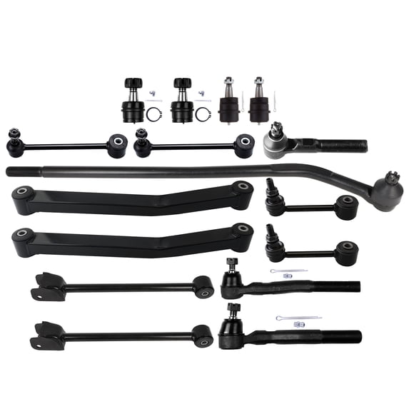 cciyu 16Pcs Front Inner/Outer Tie Rod End Upper/Lower Ball Joint Upper ...