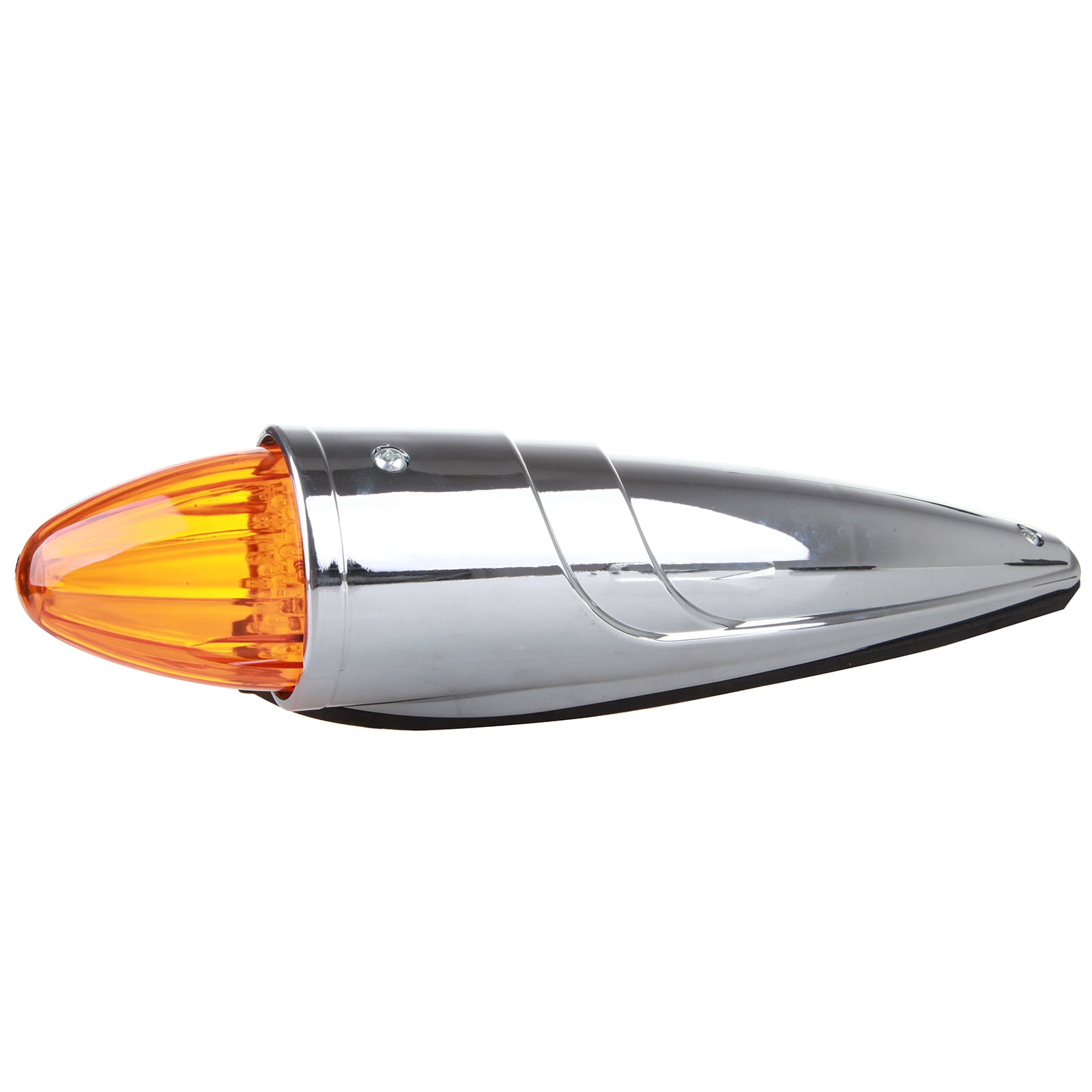 cciyu 1x 17 Led Torpedo Cab Marker Lights Chrome Chrome Heavy Duty ...