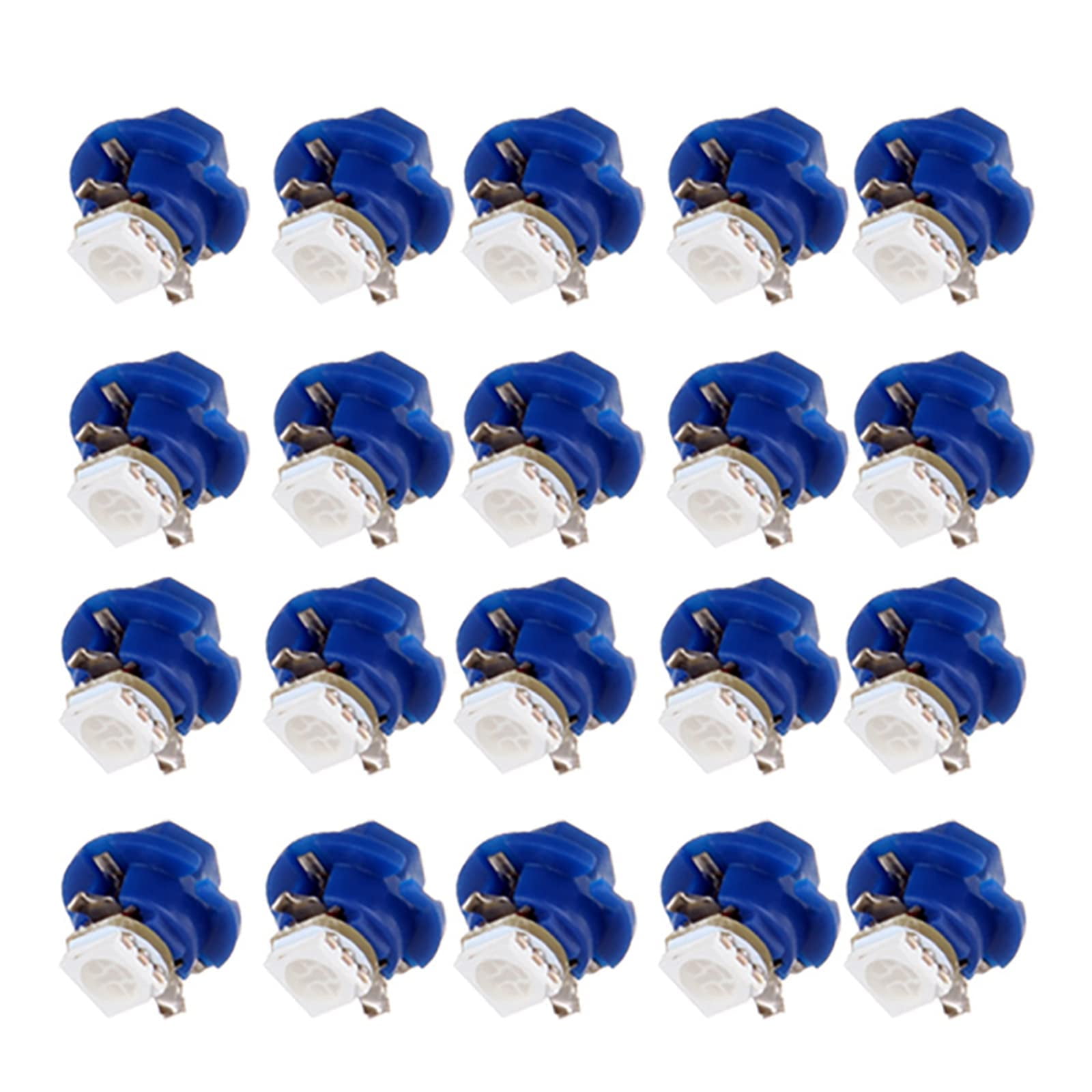 cciyu 20 Pack Car T5 B8.4D 5050 1SMD LED Lamps Dashboard Side Indicator ...