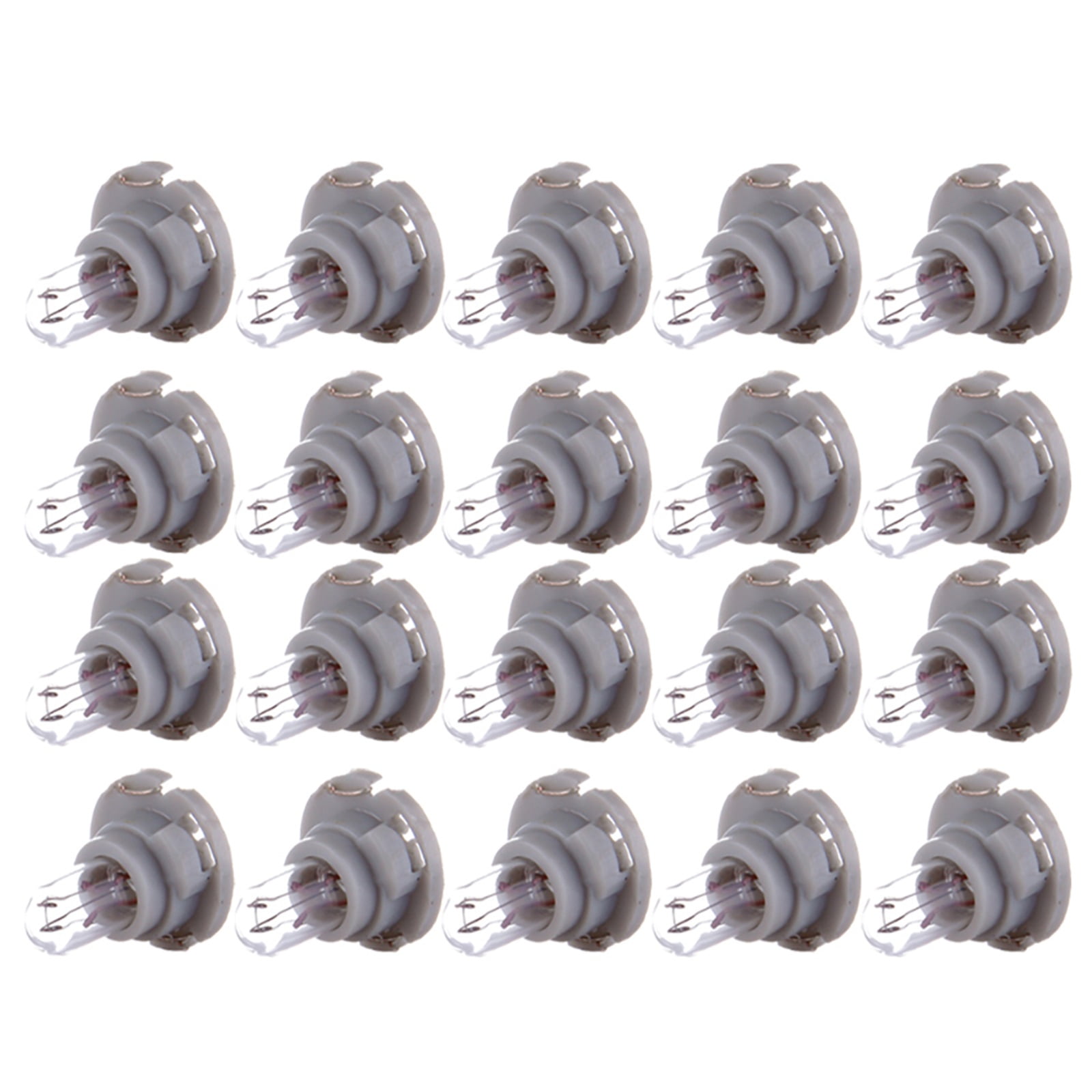 cciyu 20 Pack Warm White T5/T4.7 Neo Wedge Halogen A/C Light Bulbs 12V ...