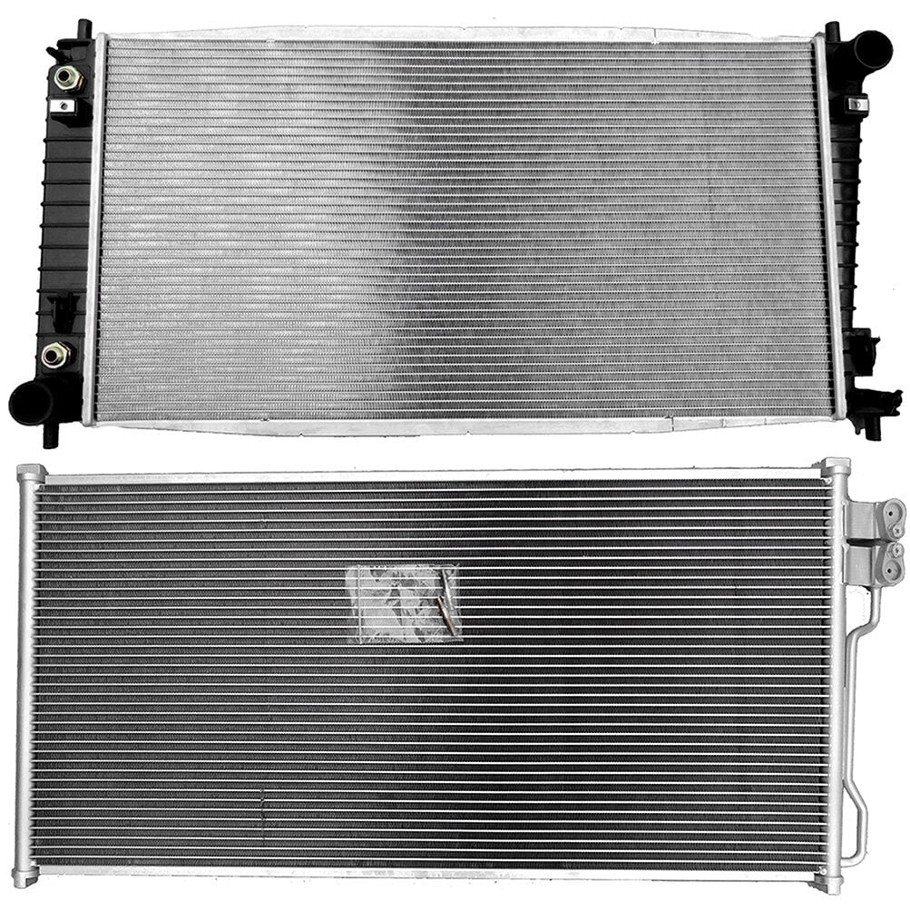 cciyu 2818 Radiator and 4879 Condenser Replacement for 2004-2006 for ...