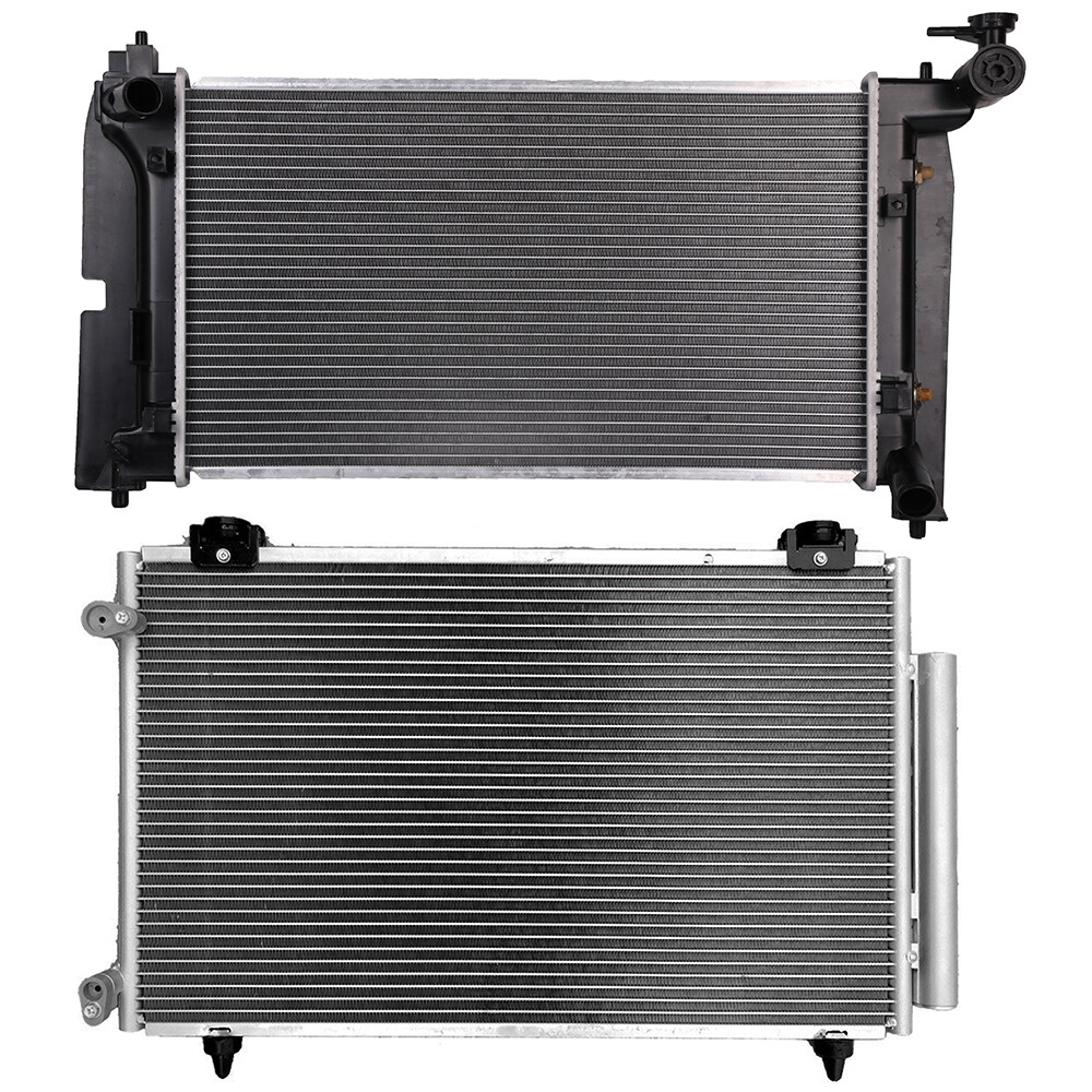 cciyu 3299 Condenser and 2428 PA16/AT Radiator Replacement for 2005 ...
