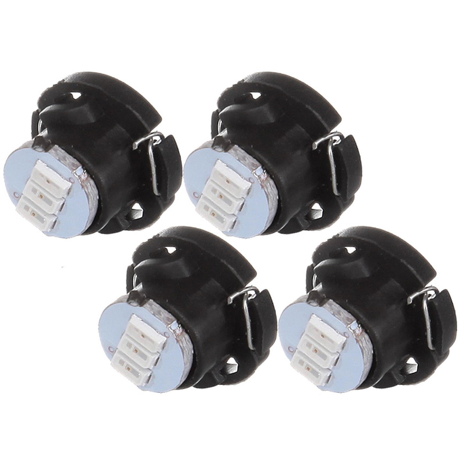 cciyu 4 Pack Super Red 3014 SMD T5/T4.7 Neo Wedge 3 LED A/C Light Bulbs ...