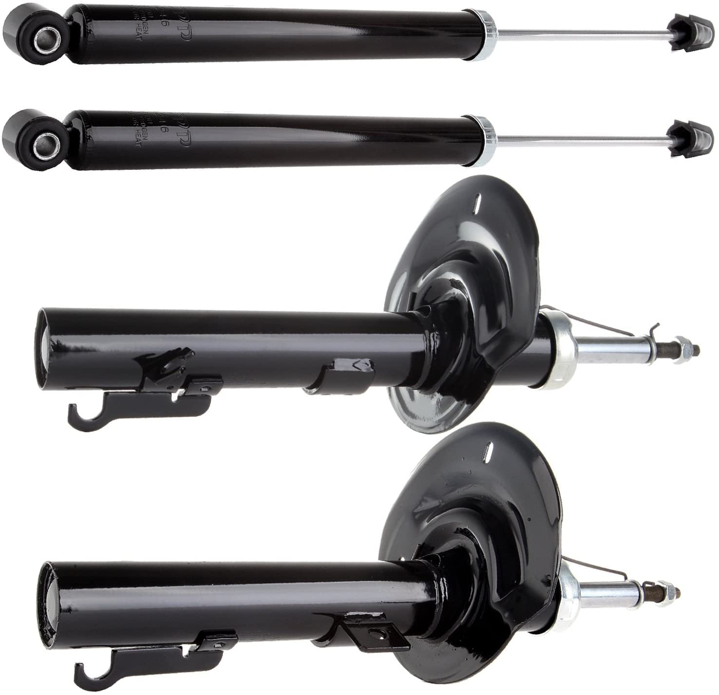 cciyu 4 x Front Rear Struts Shock Absorbers Fit for 2006 2007 2008 2009 ...