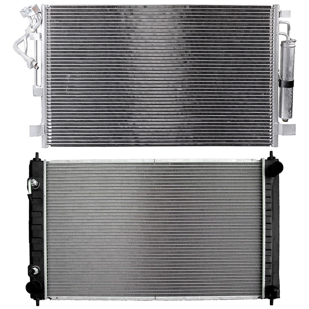 cciyu 4128 Condenser and 2988 Radiator Replacement for 2011-2018 for ...