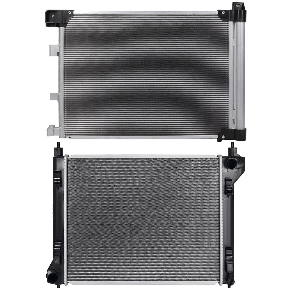 cciyu 4230 Condenser and 13365 Radiator Replacement for 2013-2018 for ...