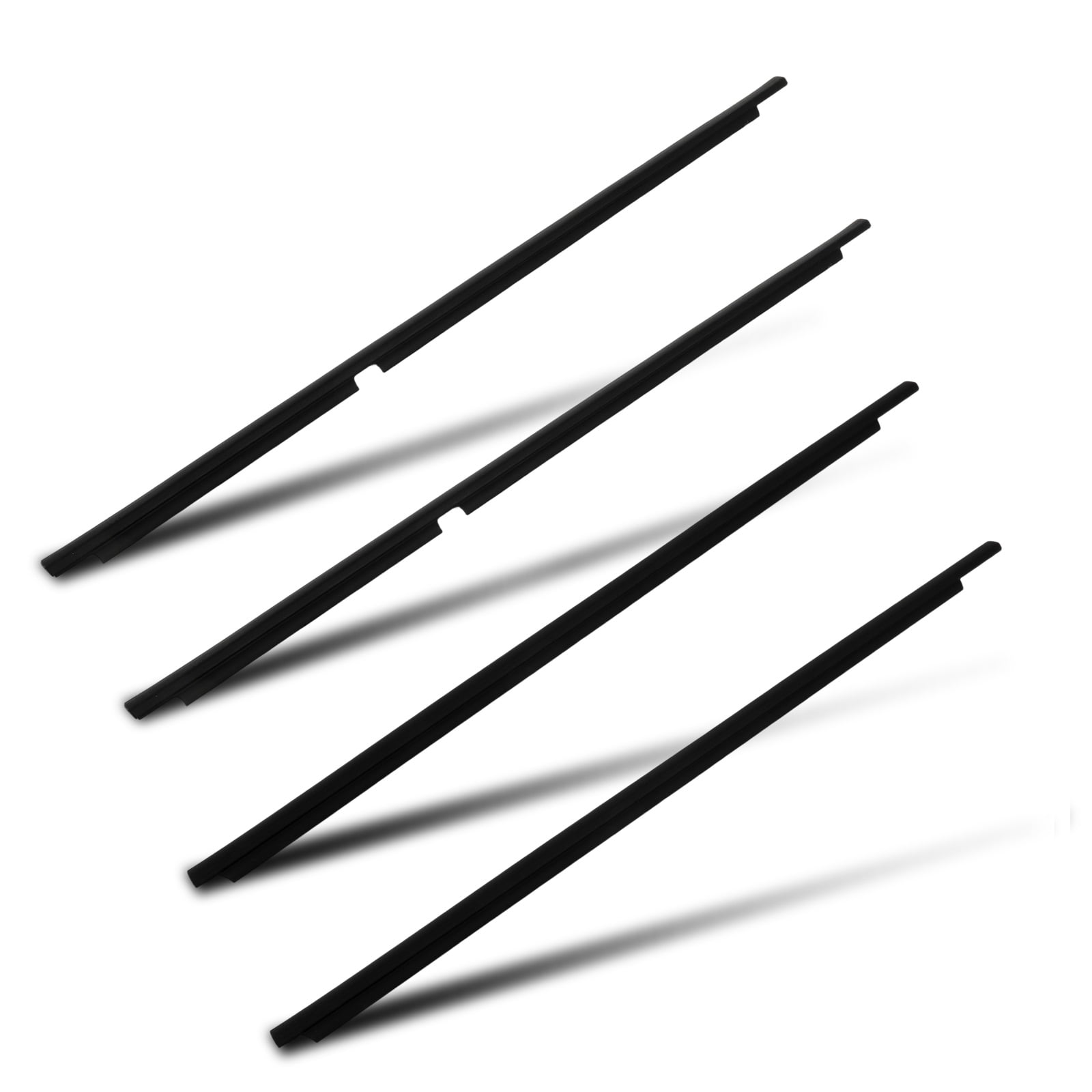 cciyu 4PCS Black Window Molding Trim Compatible with For Toyota Land ...