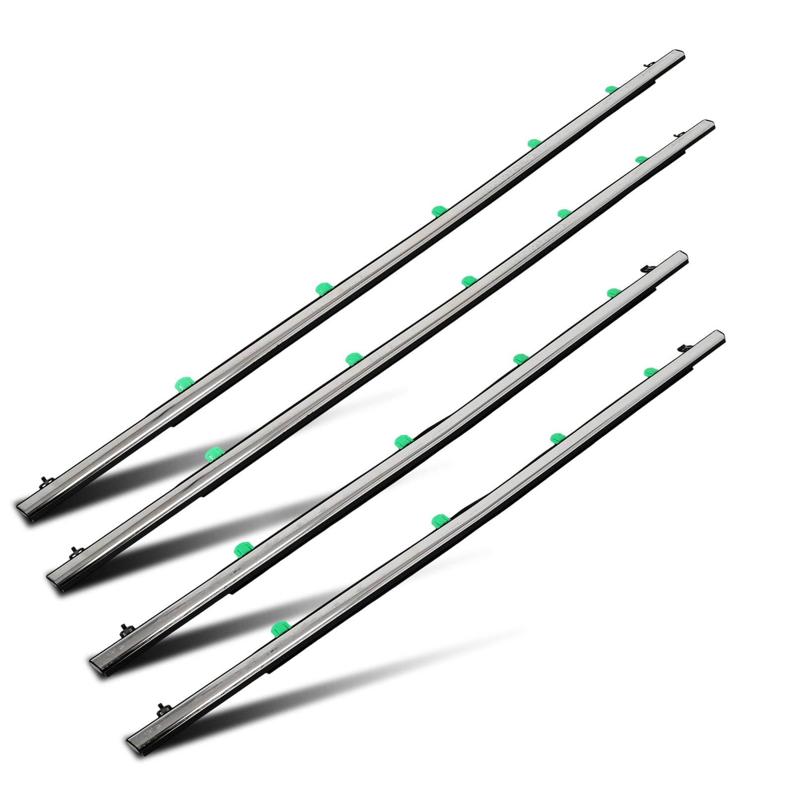 cciyu 4PCS ‎Chrome Window Molding Trim Compatible with 2007-2011 for ...