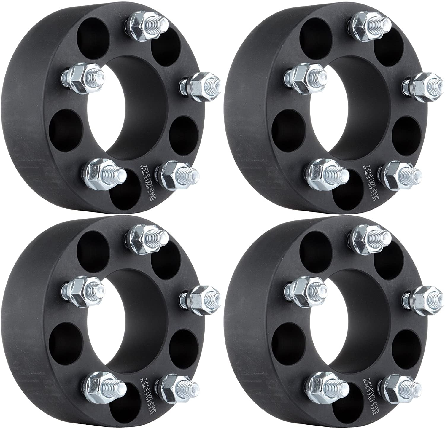 cciyu 4set 2 50mm 5x4.5 to 5x4.5 or 5x114.3mm Black Wheel Spacers Appropriate for Toyota for ...