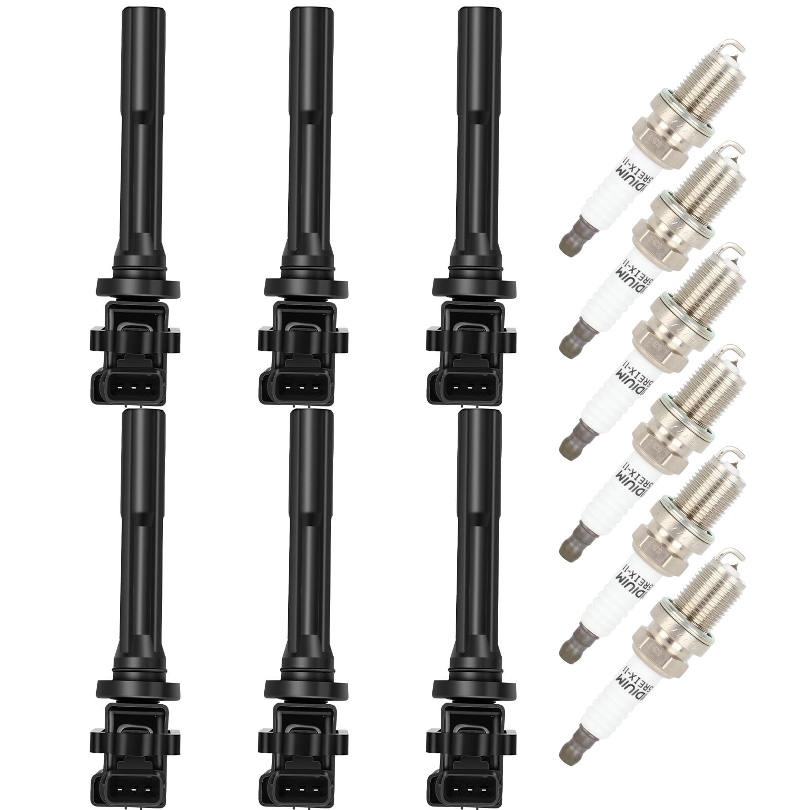 cciyu 6 ignition coils with 6 iridium Spark Plugs Tracker/ XL-7 Grand ...