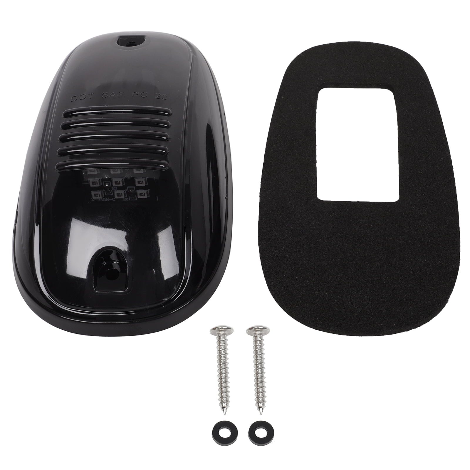 cciyu 9 LED Smoke Cab Roof Running Top Marker Lights Blue Light Roof ...