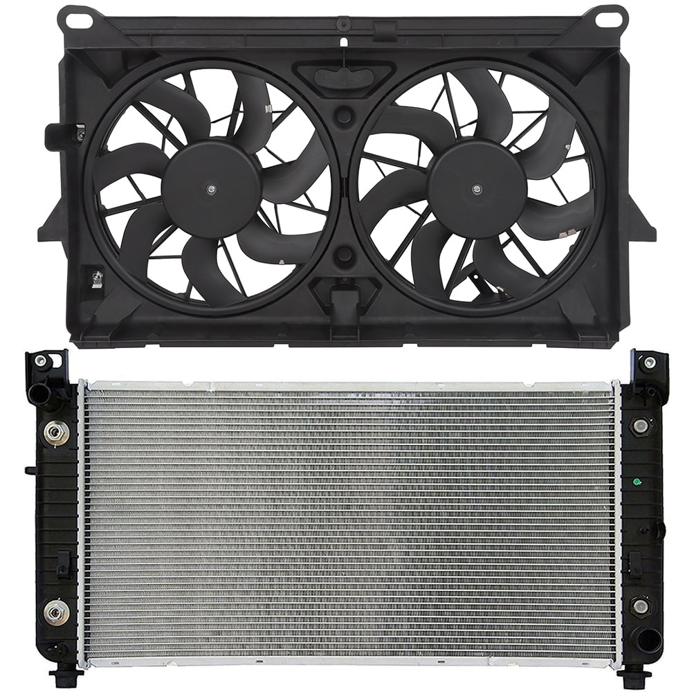 cciyu AC Cooling Fan and Radiator Assembly Fit for 2007-2013 for ...