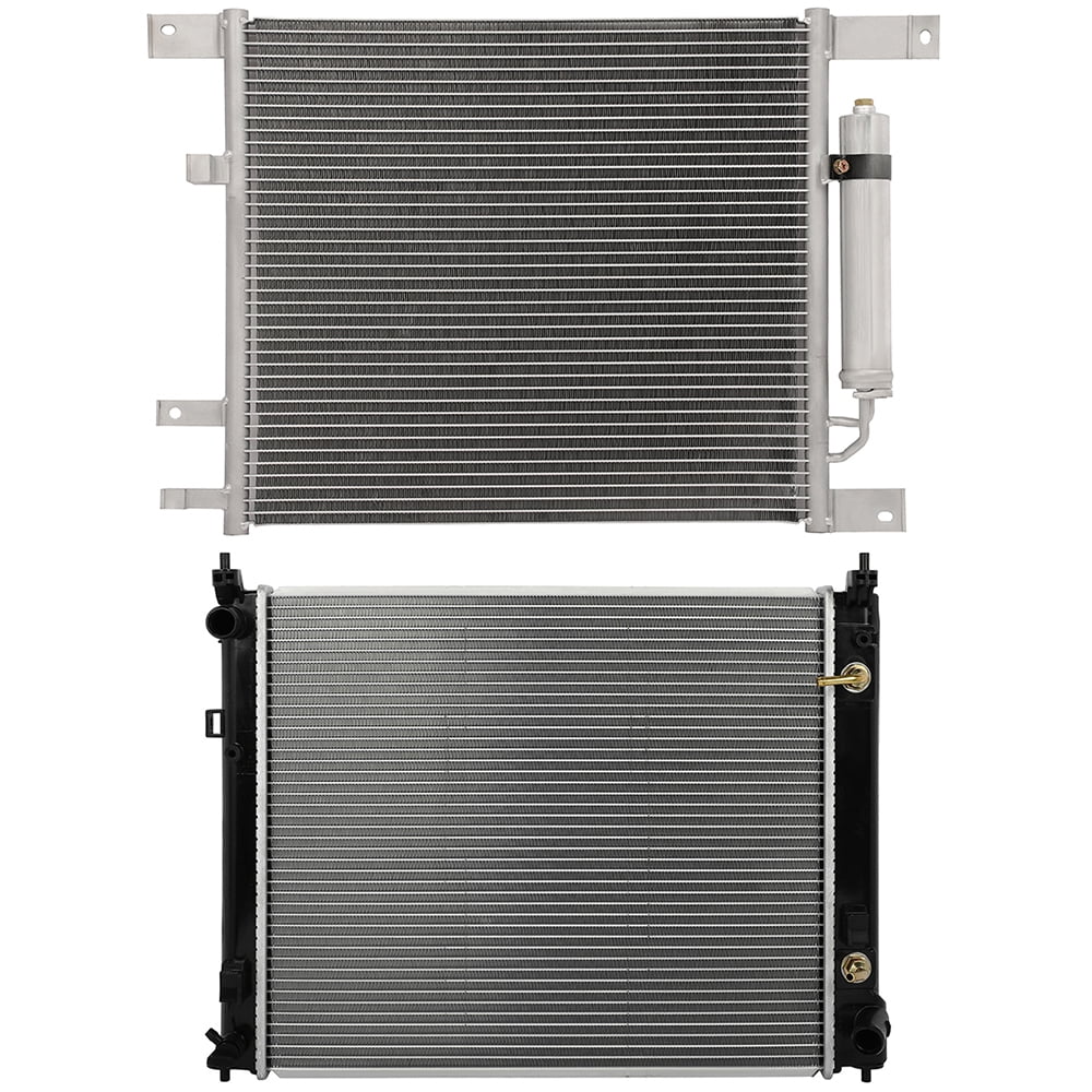 cciyu Aluminum Radiator Replacement 2012-2019 for Nissan for Versa ...