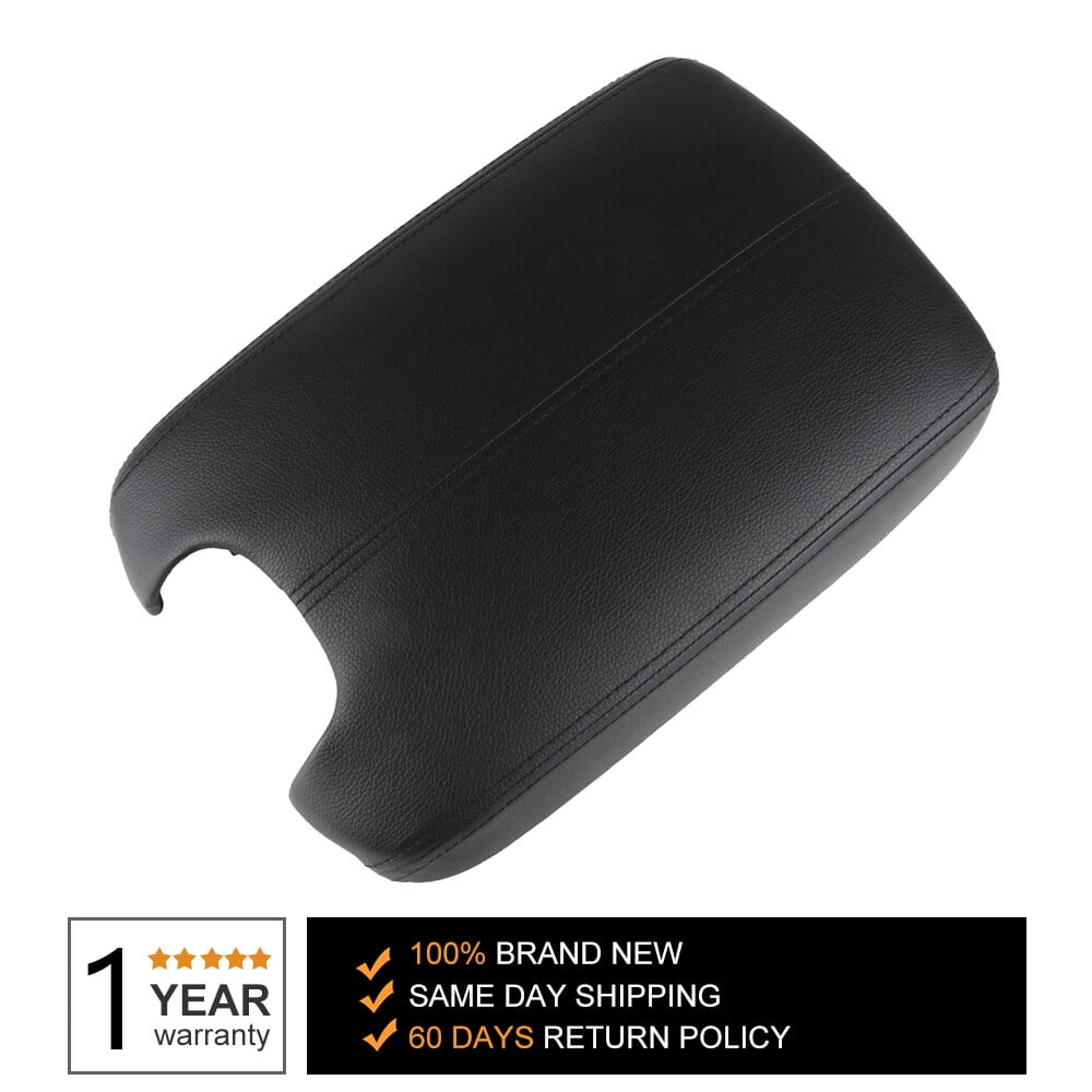 cciyu Armrest Center Console Lid Cover + Base Black Armrest Covers Replacement fit for 2008-2012 ...