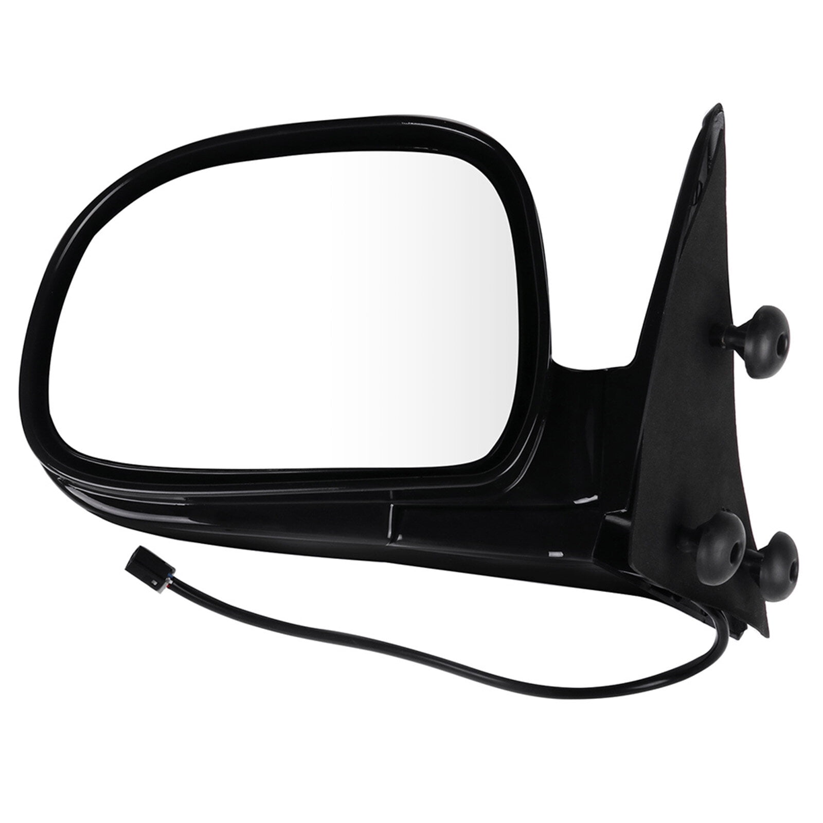 cciyu Black Left Side View Mirror Power Adjustment Manual Folding Non ...
