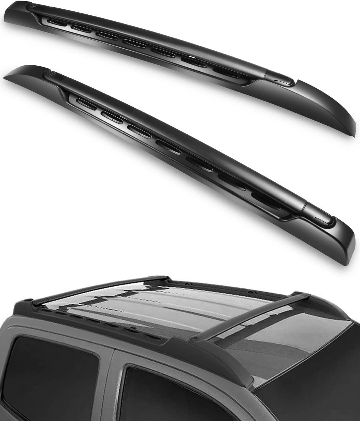 cciyu Cargo Racks for Toyota for Tacoma Double Cab 2005-2022 Rooftop ...