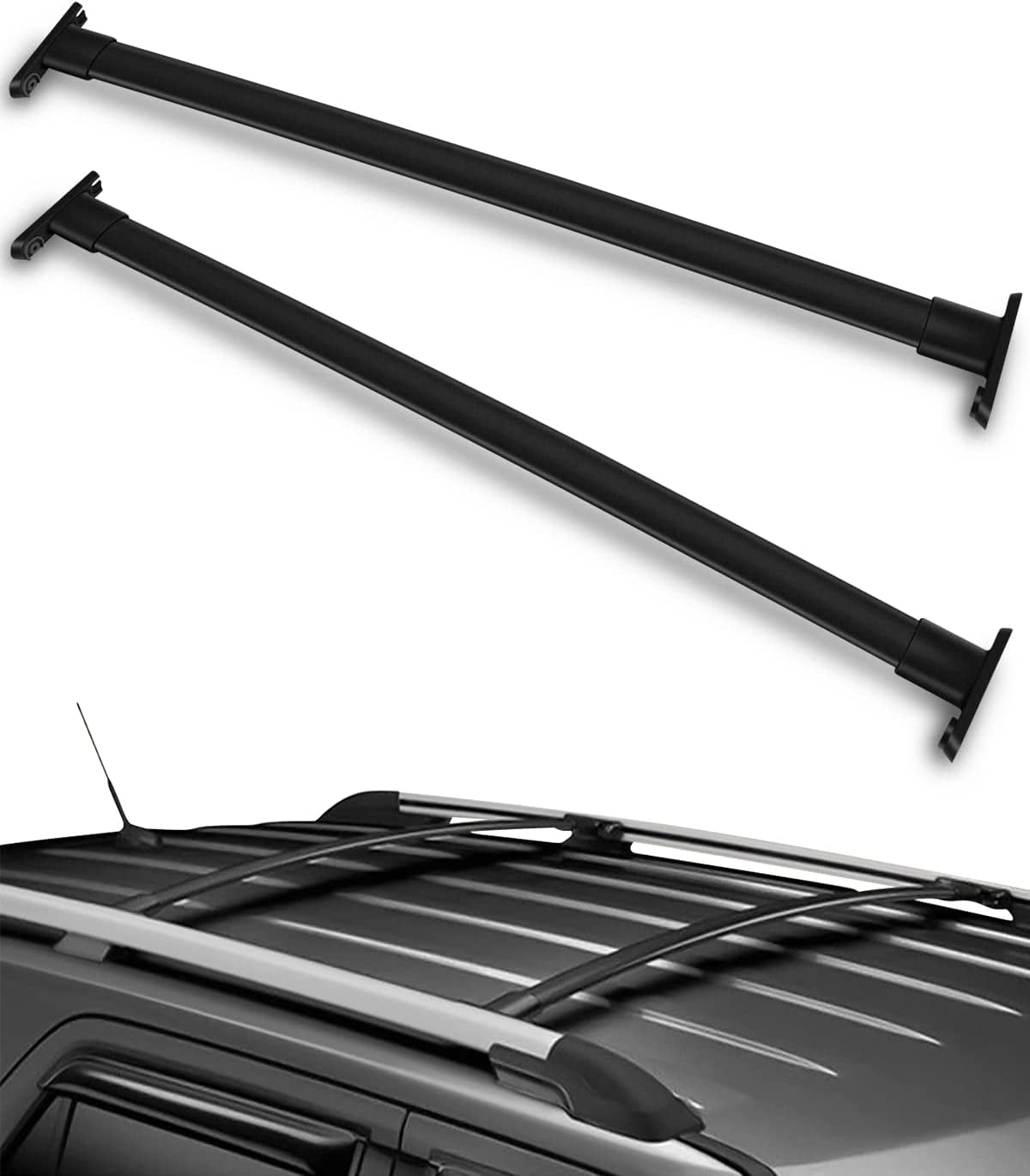 cciyu Cargo Racks for Ford Explorer 2011-2015 Rooftop Luggage Canoe ...