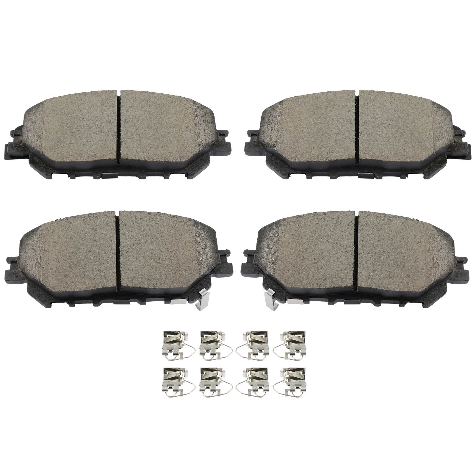 cciyu D2375 Front Ceramic Disc Brake Pads Kit For Nissan For Rogue 2021 ...