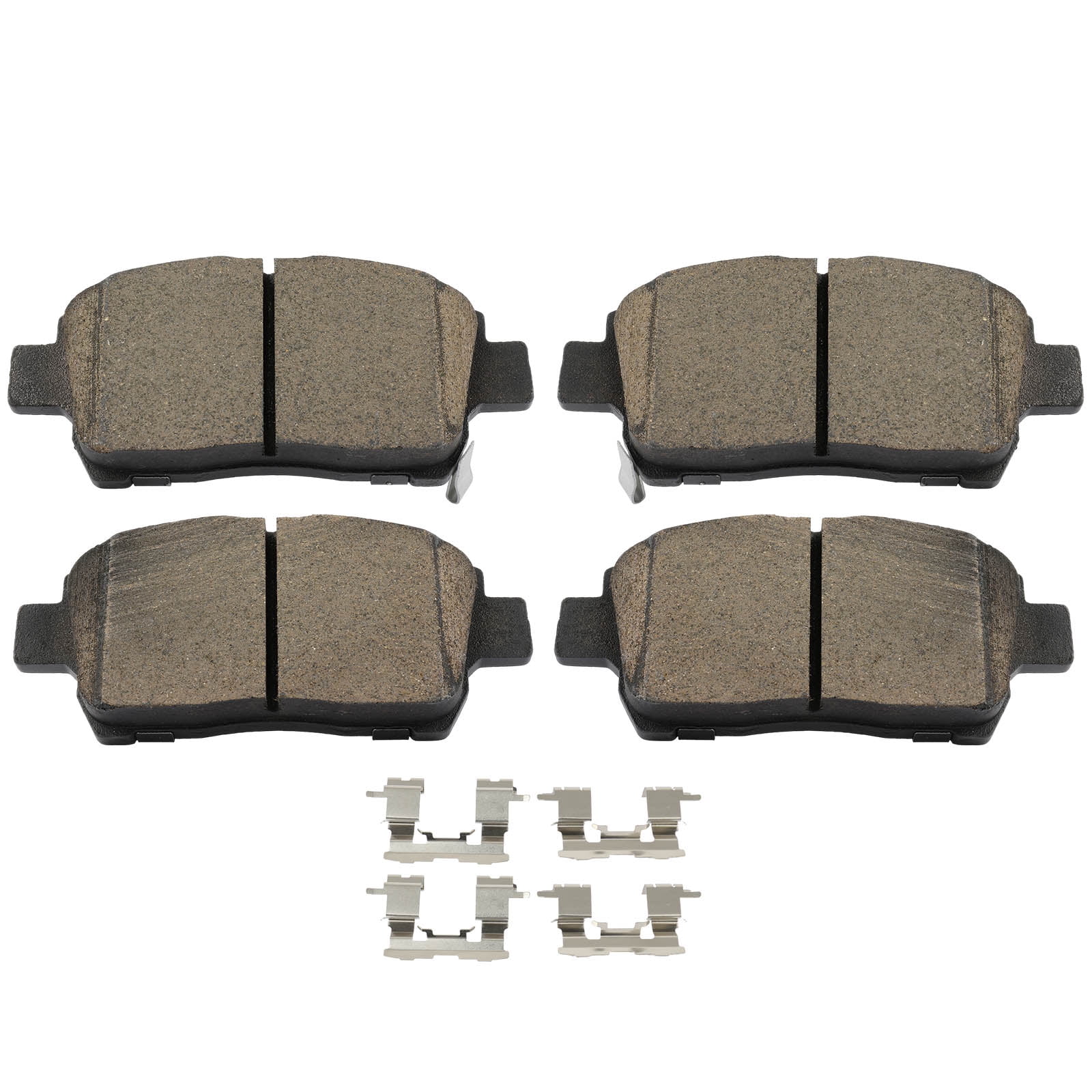 cciyu D990 Front Ceramic Disc Brake Pads Kit For Scion For iQ 2012-2015 ...