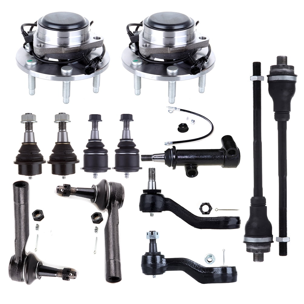 cciyu Front Inner Outer Tie Rod End Idler Arm Pitman Arm Ball Joint Wheel Hub For Cadillac ...