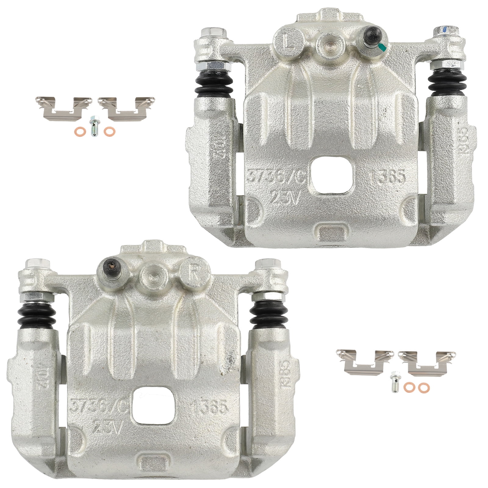 cciyu Front Left & Right Brake Calipers Assembly w/Bracket 18B5304 ...