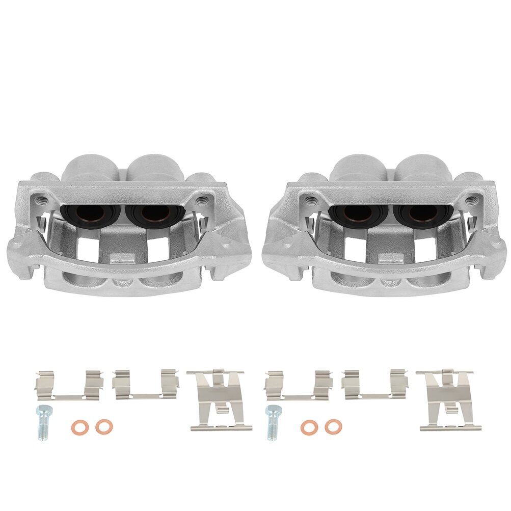 cciyu Front Left + Right Brake Calipers With Bracket 18B4751 18B4750 ...