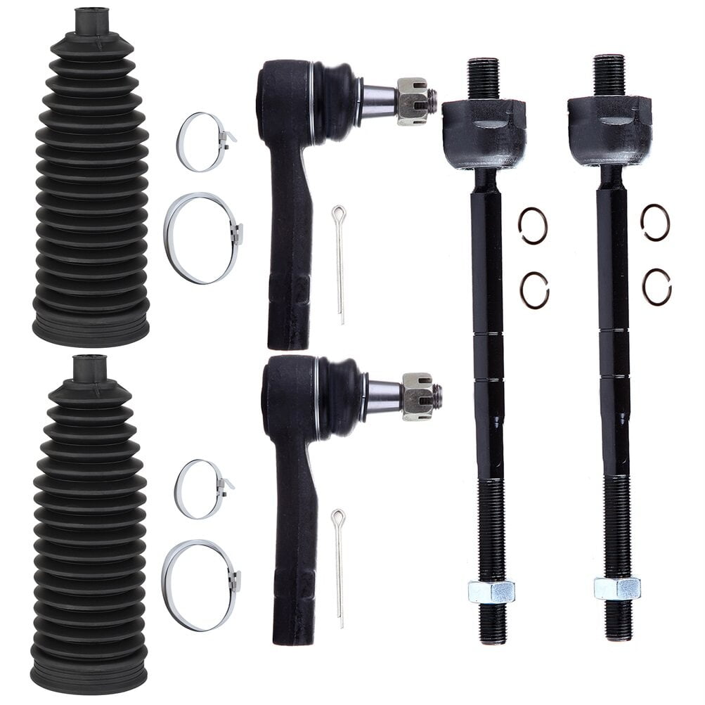 cciyu Front Outer Inner Tie Rod End Steering Rack Boot Fit For Ford Explorer For Ford Ranger For ...
