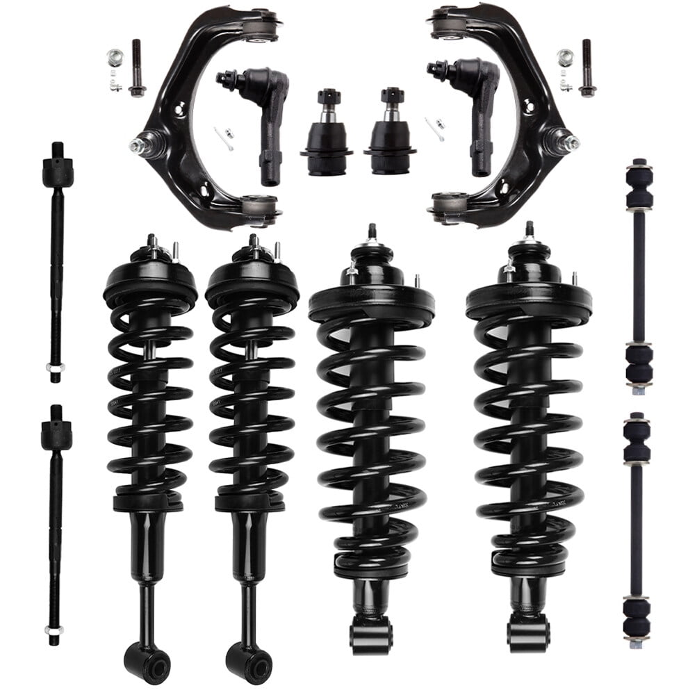 cciyu Front and Rear Complete Struts Assembly Ball Joint Control Arm ...