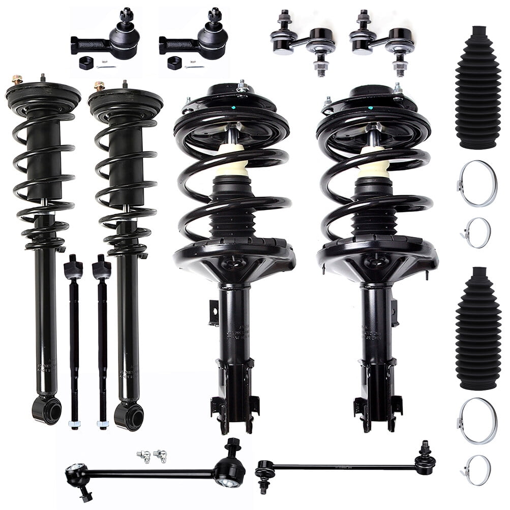 cciyu Front and Rear Complete Struts Assembly Stabilizer Bar Link Kit ...