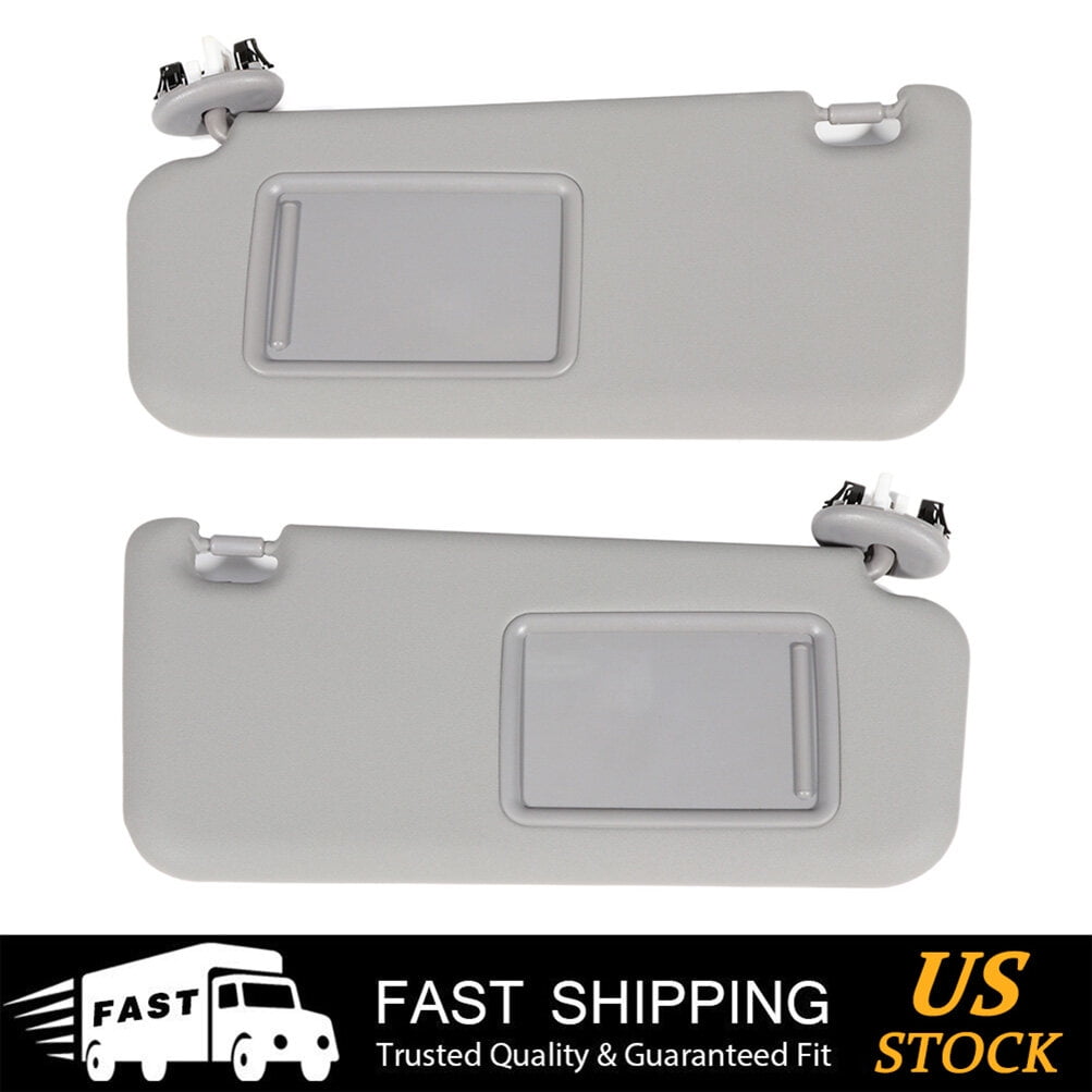 cciyu Gray Sun Visor Left & Right sides fit for 2006 2007 2008 2009 ...