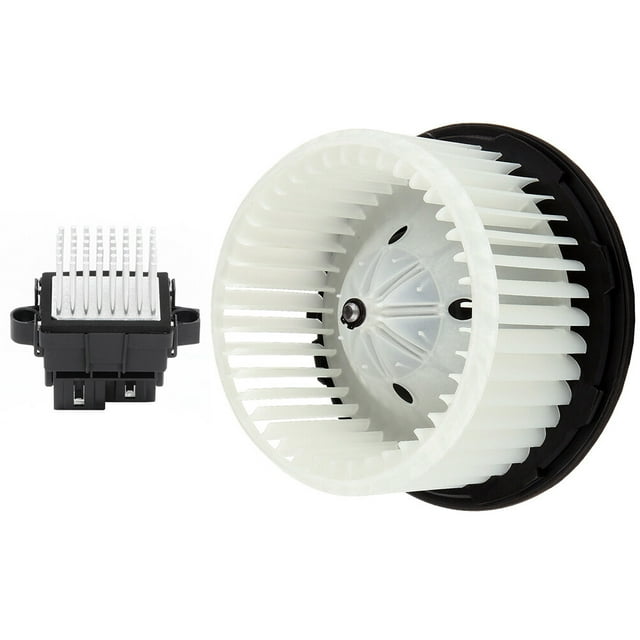 cciyu Heater Blower Motor and HVAC Resistor Blower Motor Module fit for ...