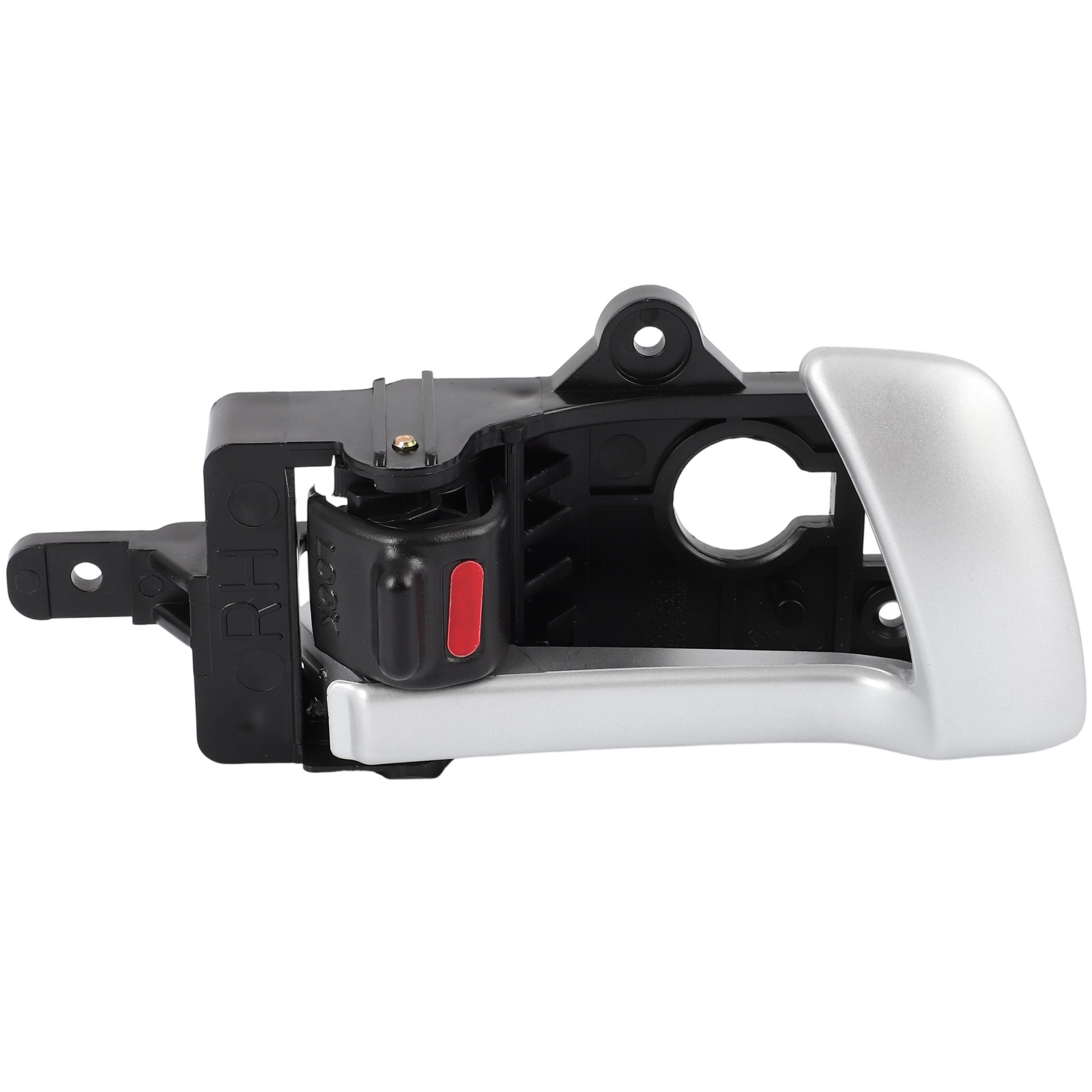 cciyu Interior Door Handle - Front Passenger Silver Lever+Black Knob ...