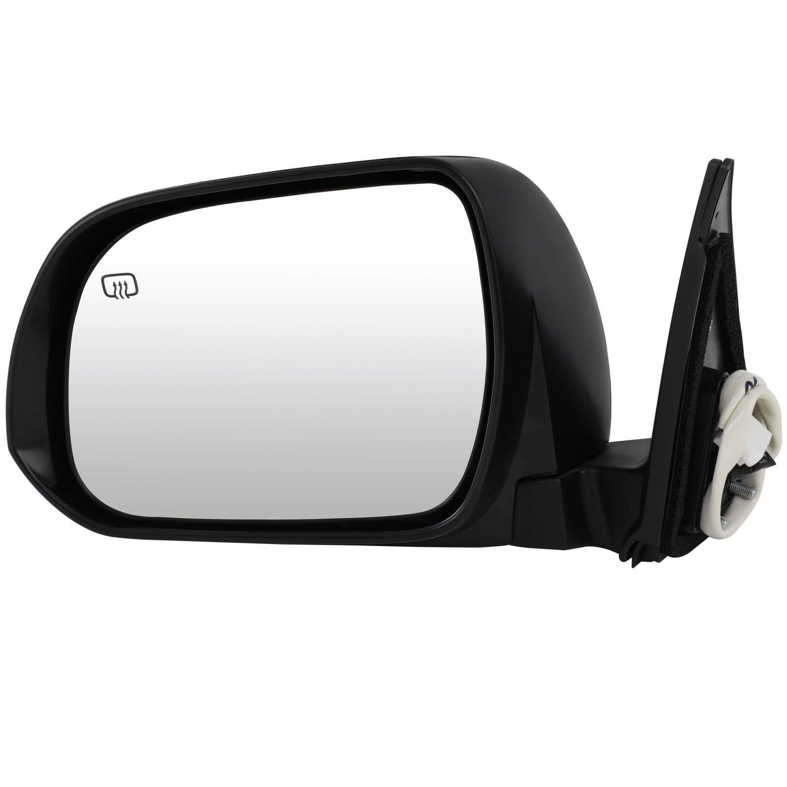 cciyu Left Side Mirror for 2008-2014 For TOYOTA HIGHLANDER Black POWER ...