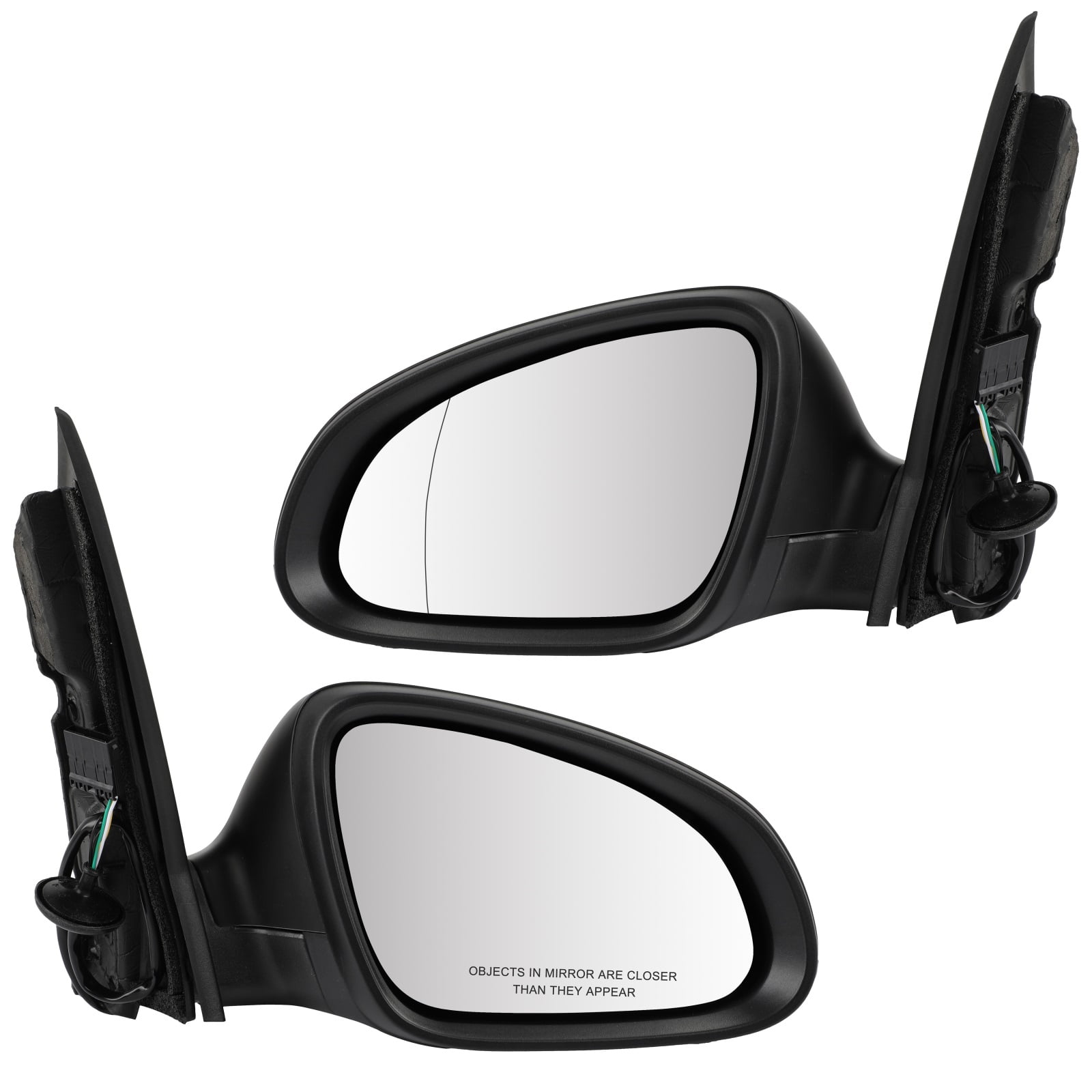 cciyu Left and Right Side View Mirrors Fits for 2012-2017 For BUICK For ...