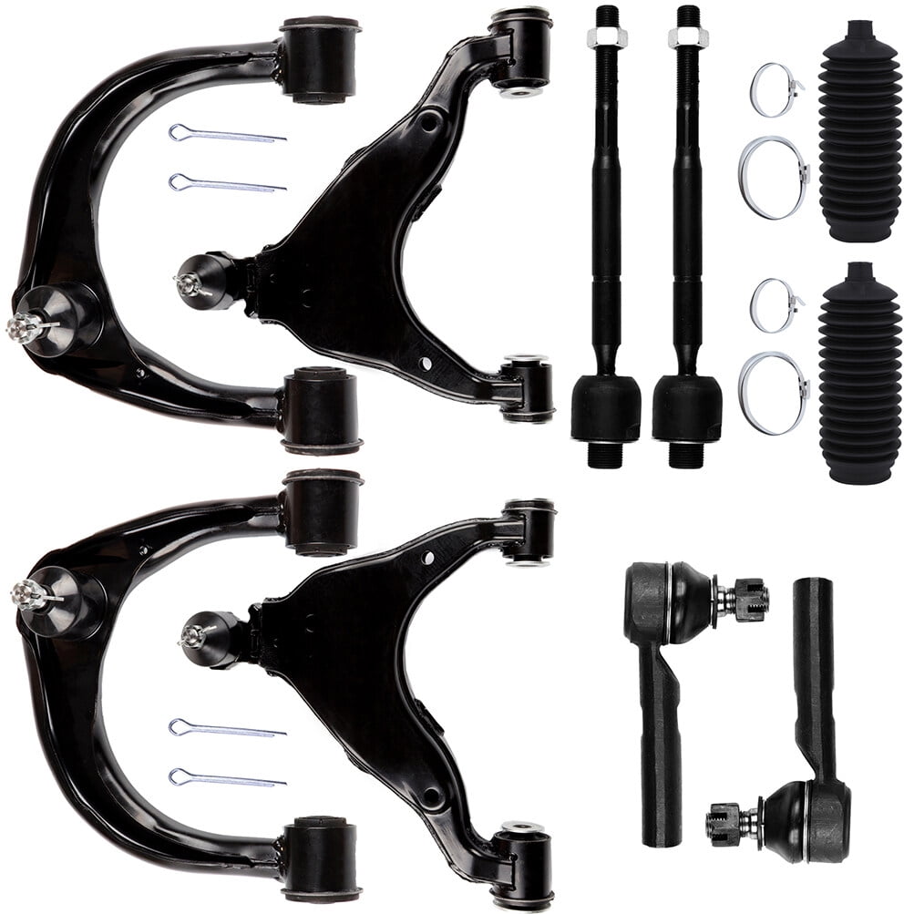 cciyu Lower Upper Control Arm And Ball Joint Inner Outer Tie Rod End ...