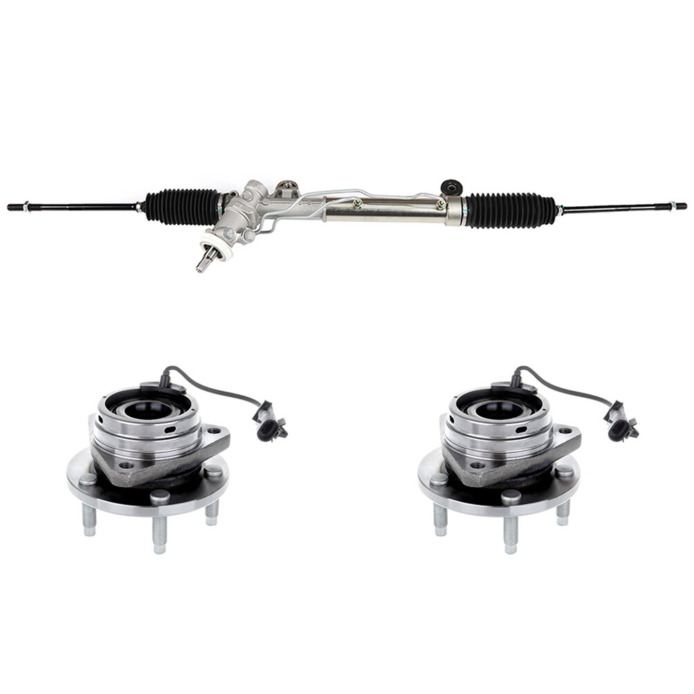 cciyu Power Steering Rack and Pinion Complete Assembly & Wheel Hub ...