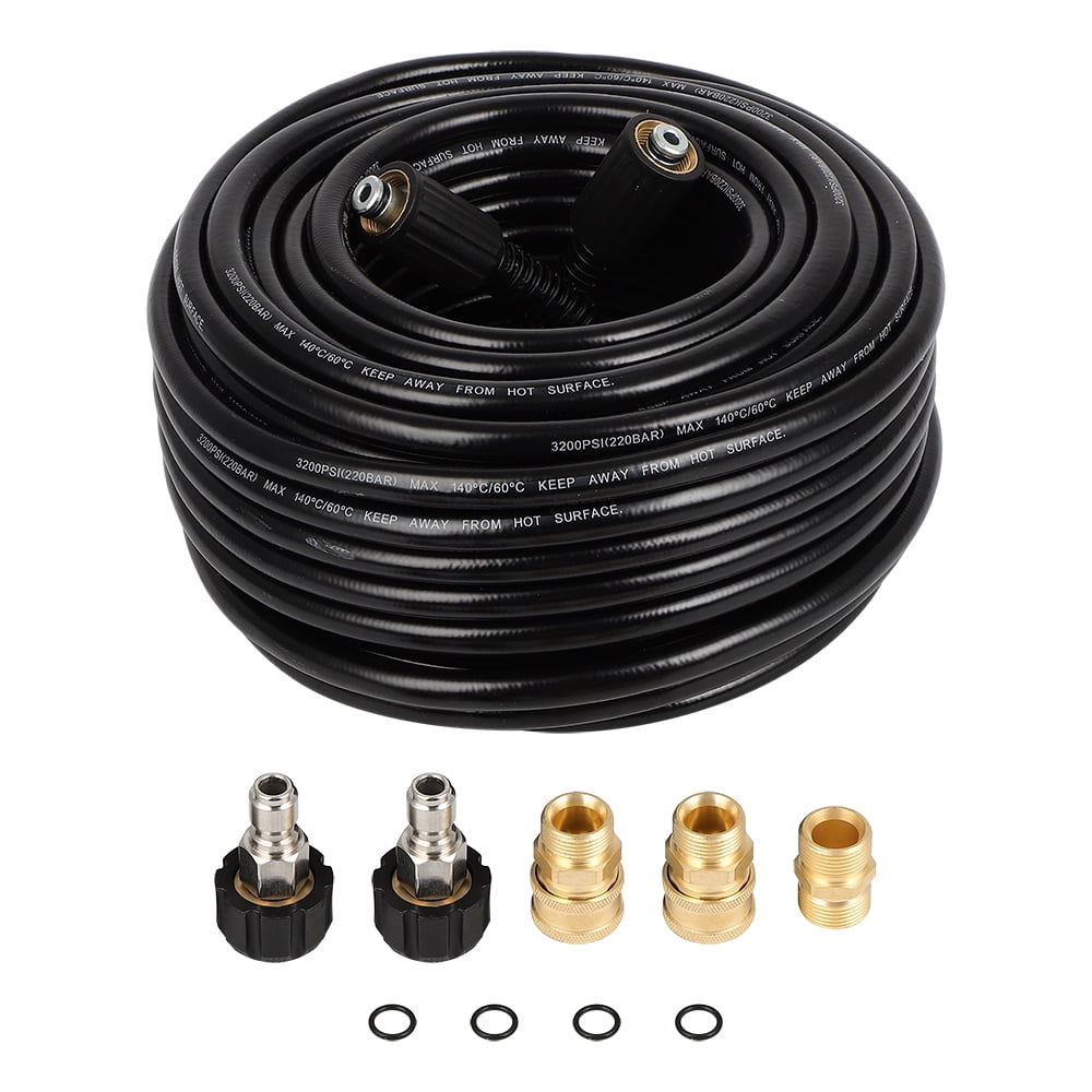cciyu Pressure Washer Hose 100 ft Kink Resistance, 1/4, Extension Power ...