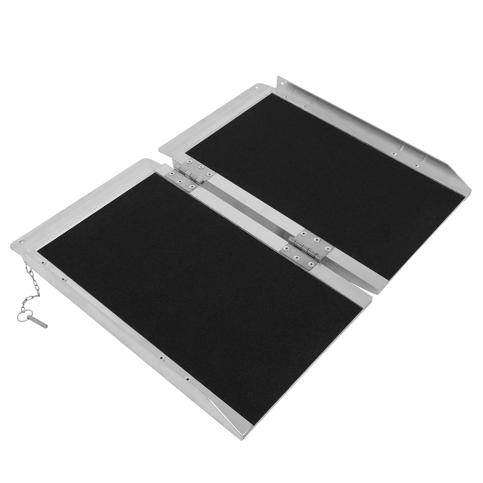 cciyu Ramp 2 Ft Aluminum Multifold Wheelchair Ramp with 600lbs Max Load ...