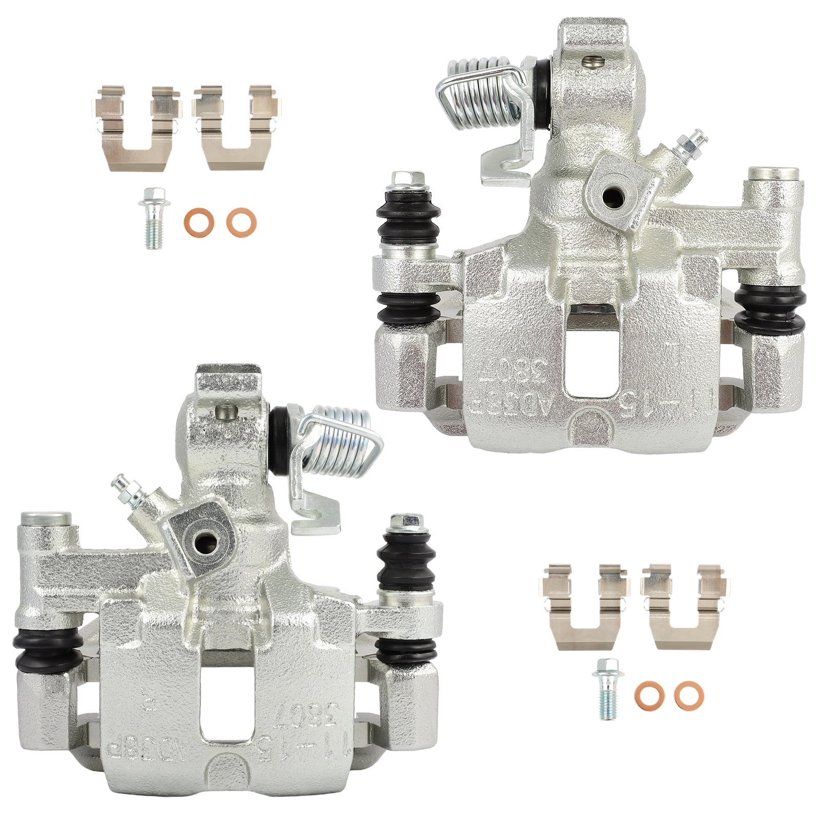 cciyu Rear Left & Right Brake Calipers Assembly w/Bracket 18B4718 ...