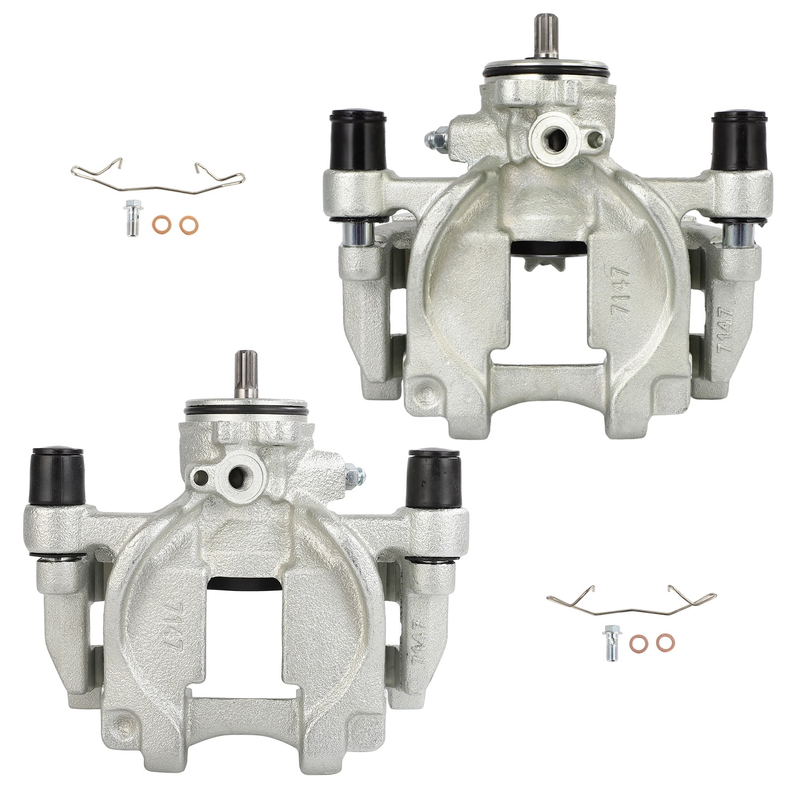 cciyu Rear Left & Right Brake Calipers Assembly w/Bracket 18B5477A ...