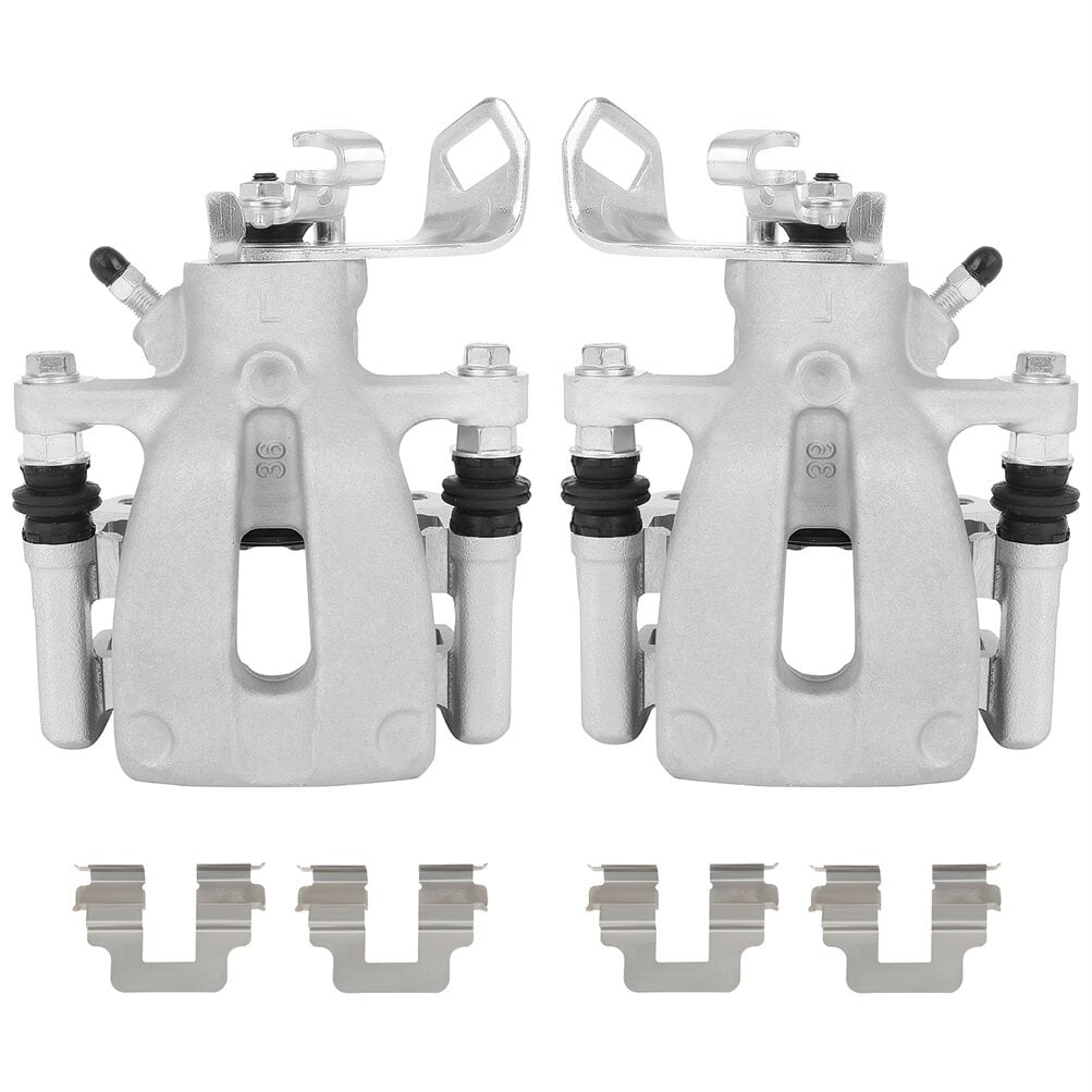 cciyu Rear Left + Right Brake Calipers With Bracket 19B3319 19B3318 For ...