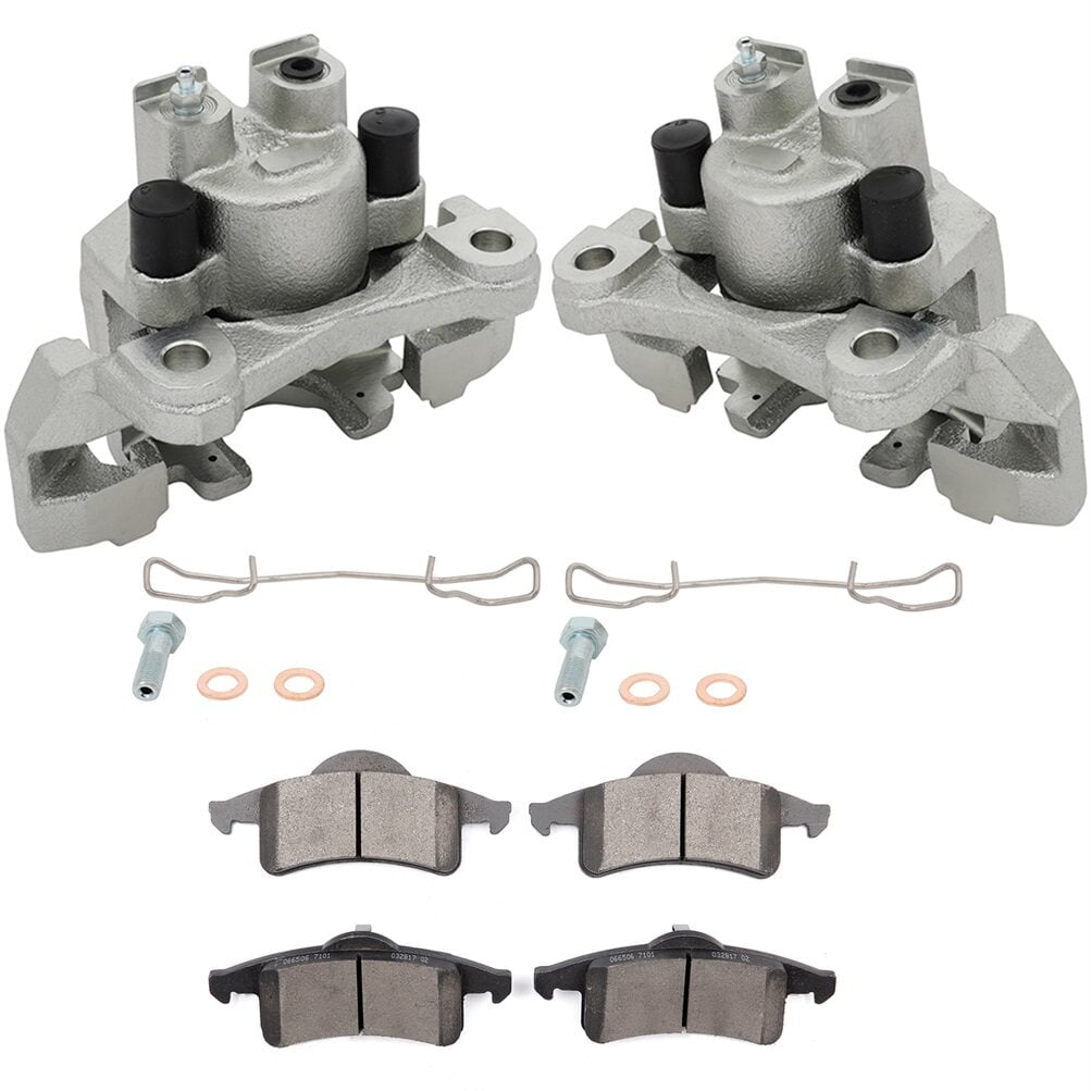 cciyu Rear Left + Right Brake Calipers with Ceramic Pads - 4 Calipers ...