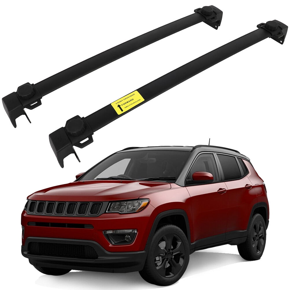cciyu Roof Rack Cross Bars For Jeep Compass 2017-2018 Car Top Luggage ...