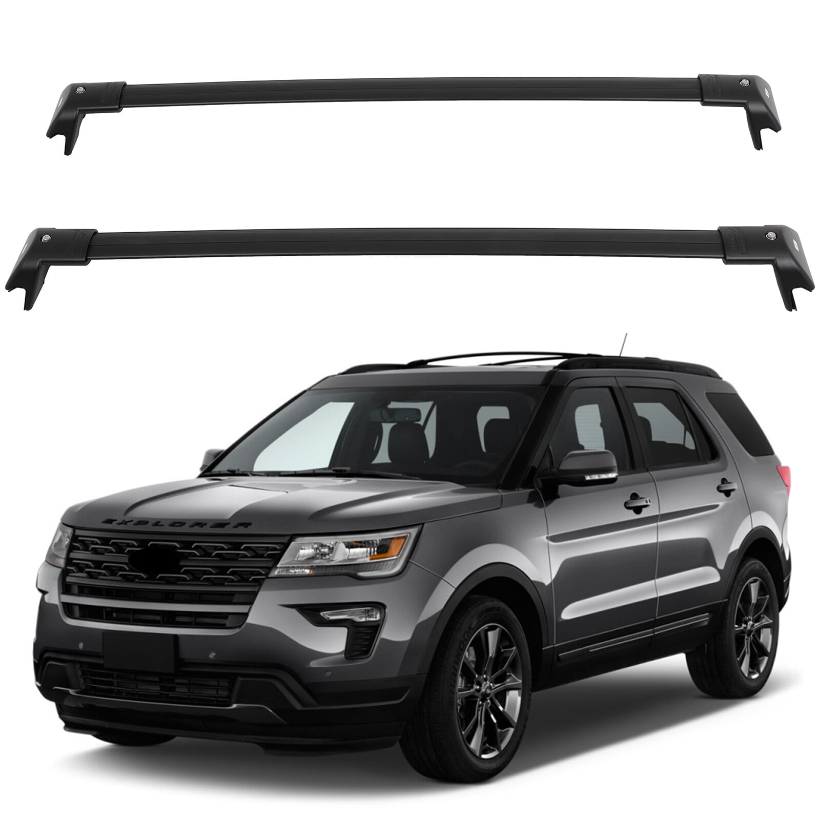 cciyu Roof Rack Cross Bars Rooftop Cargo Carrier Fit For Ford Explorer ...