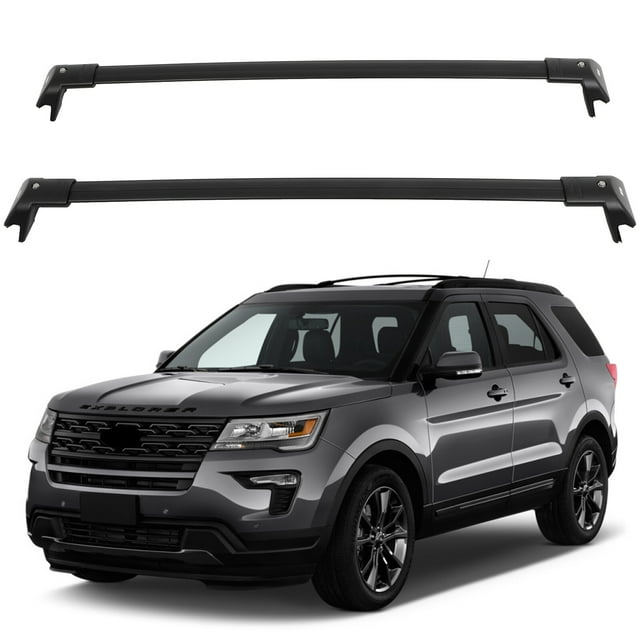 cciyu Roof Rack Cross Bars Rooftop Cargo Carrier Fit For Ford Explorer ...
