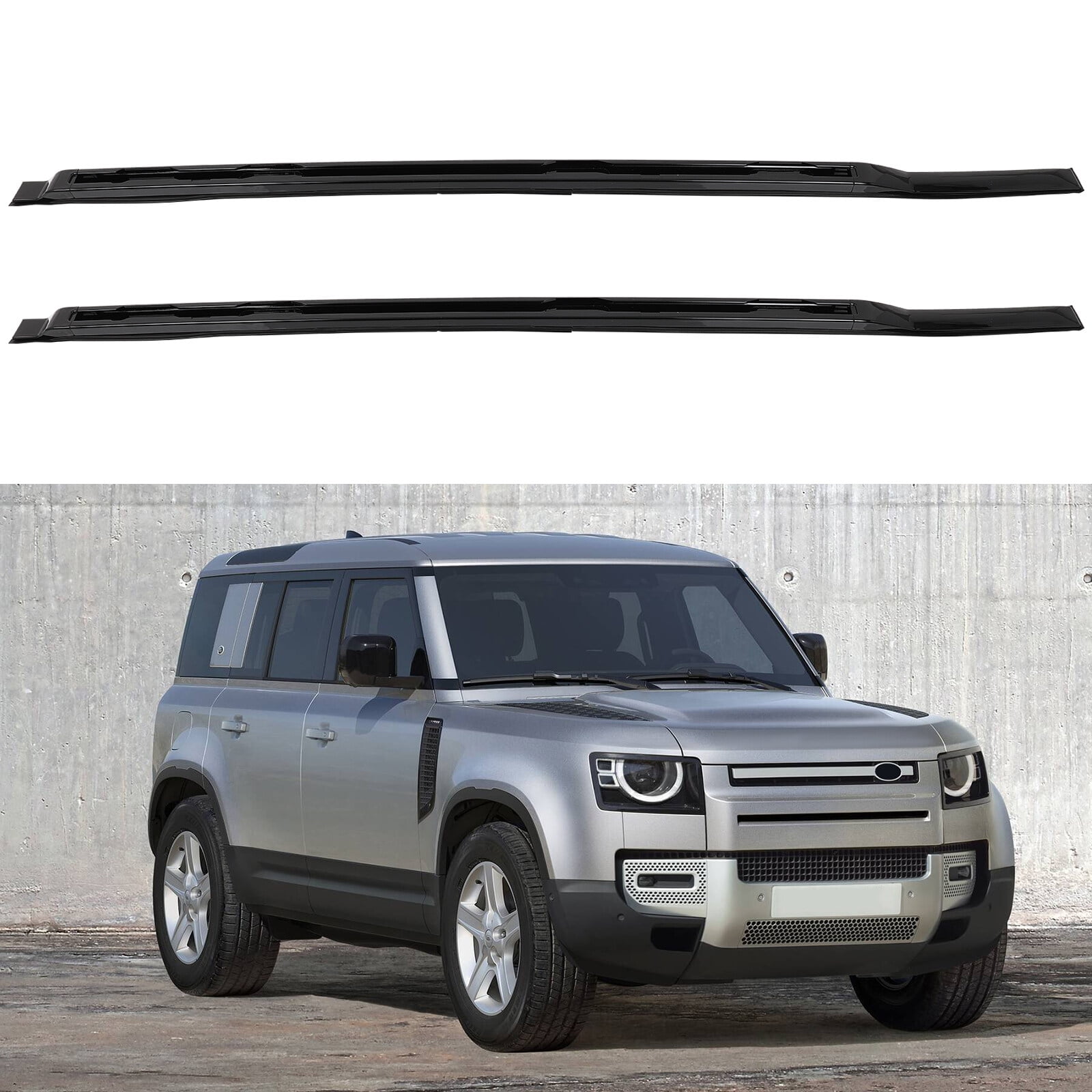 cciyu Roof Rack Side Rails Cargo Bars Fit For Toyota 4Runner 2010-2022 ...