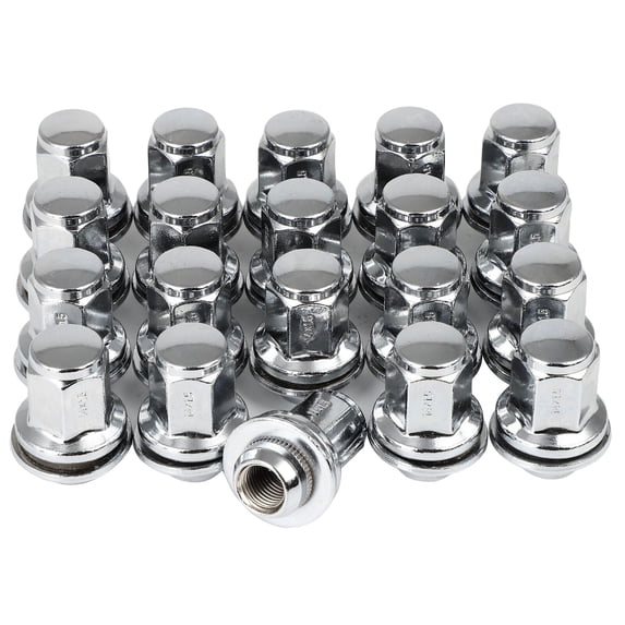 cciyu Set of 20 Chrome Lug Nuts M14x1.5 Wheel Lug Nuts Closed End Lug ...
