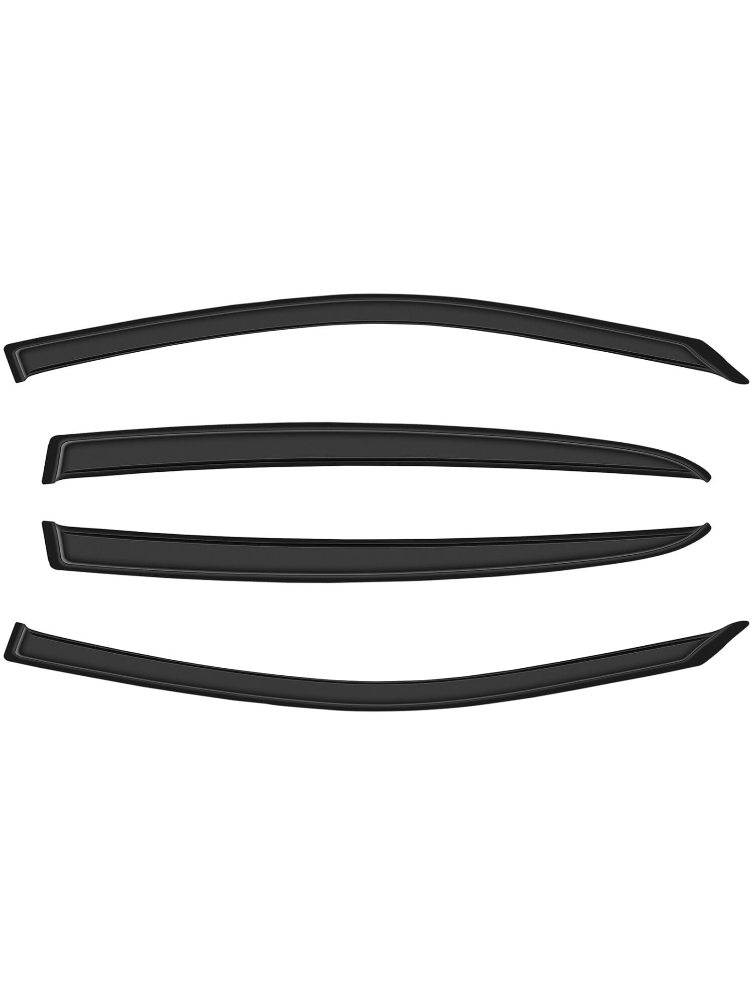 cciyu Side Window Deflectors 4 Piece Set Fits for 2011-2020 For Dodge ...