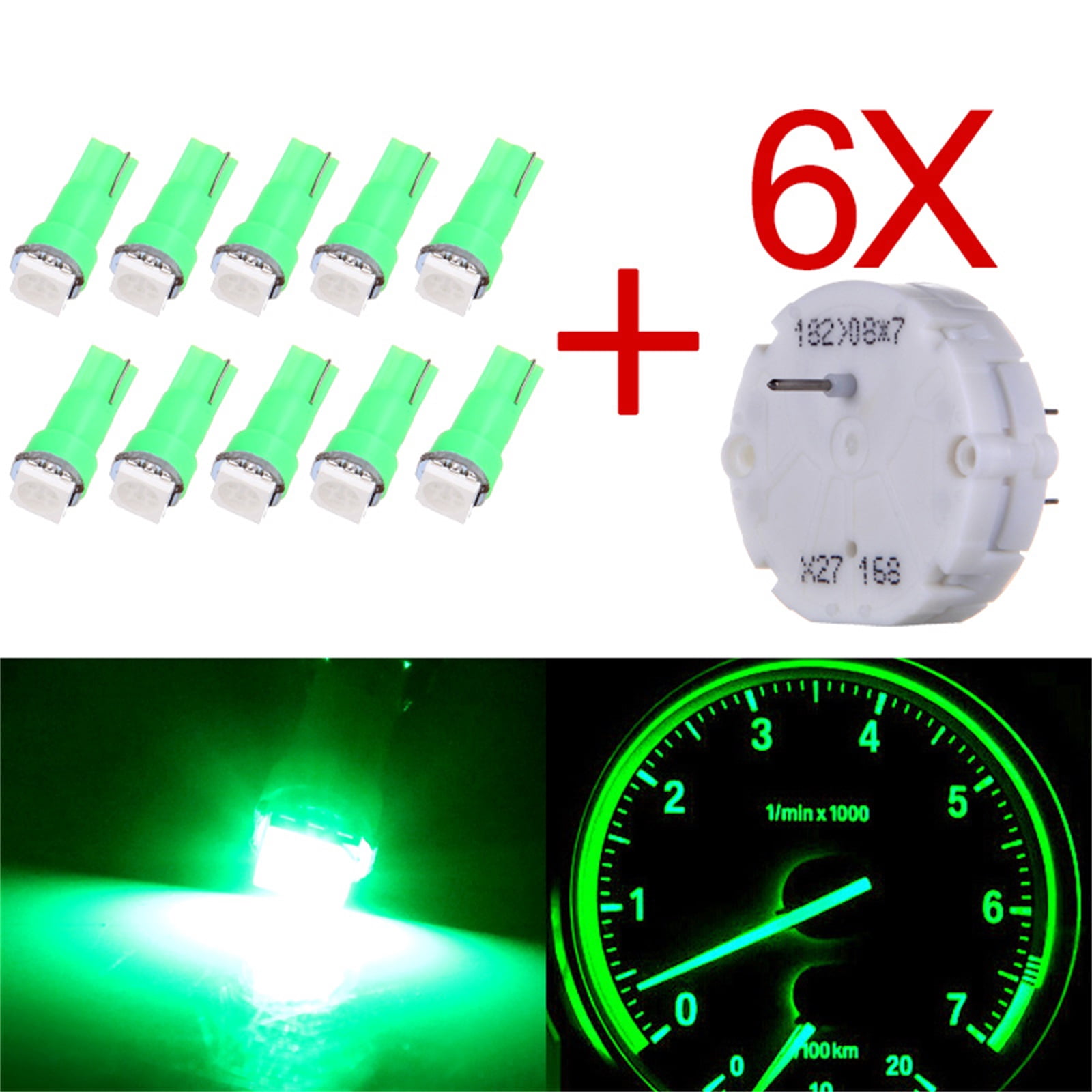 cciyu Stepper Motors Speedometer Cluster Repair Kit 10 x T5 1-5050-SMD ...
