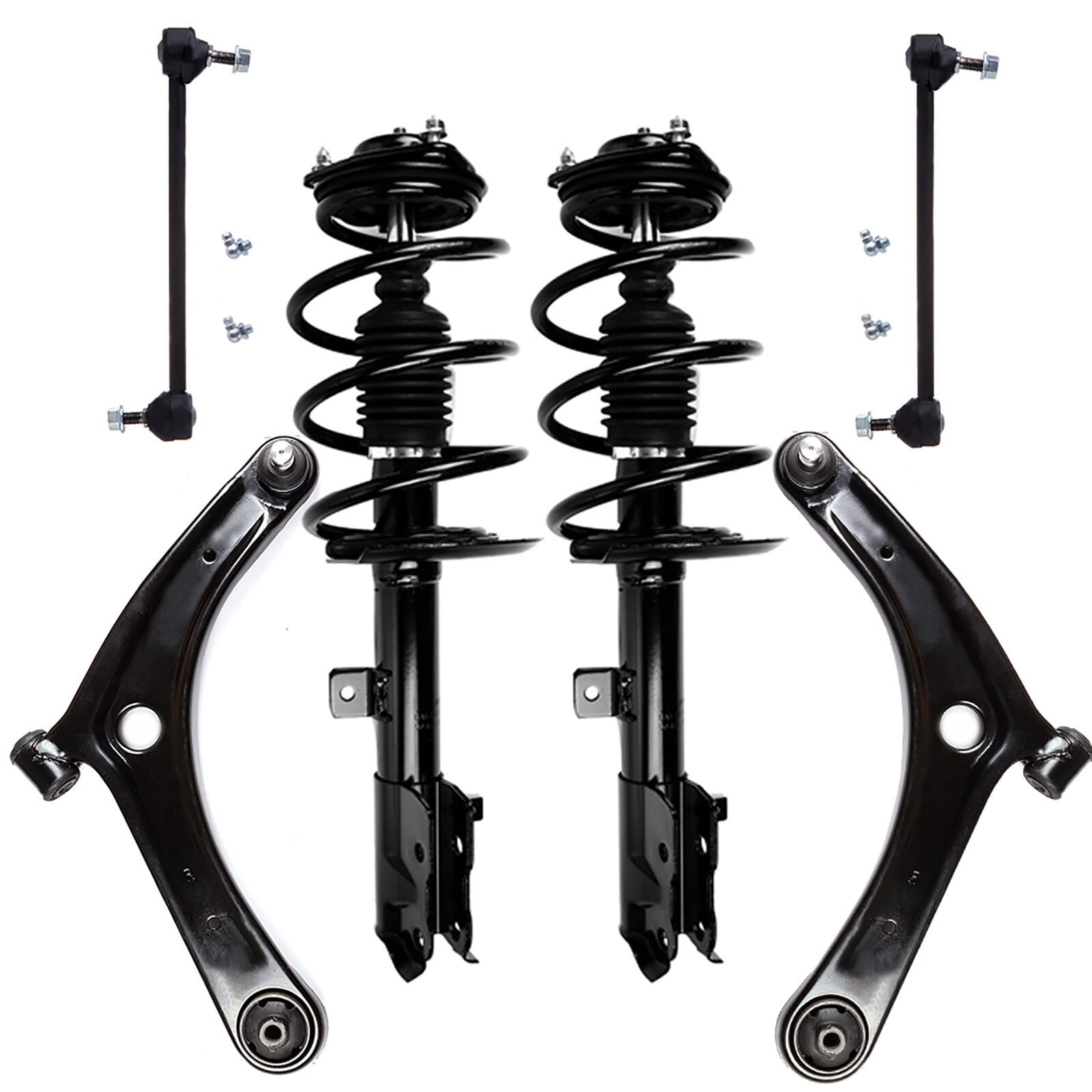 cciyu Struts Suspension Kit for Dodge Caliber 2007-2012 Includes Front ...